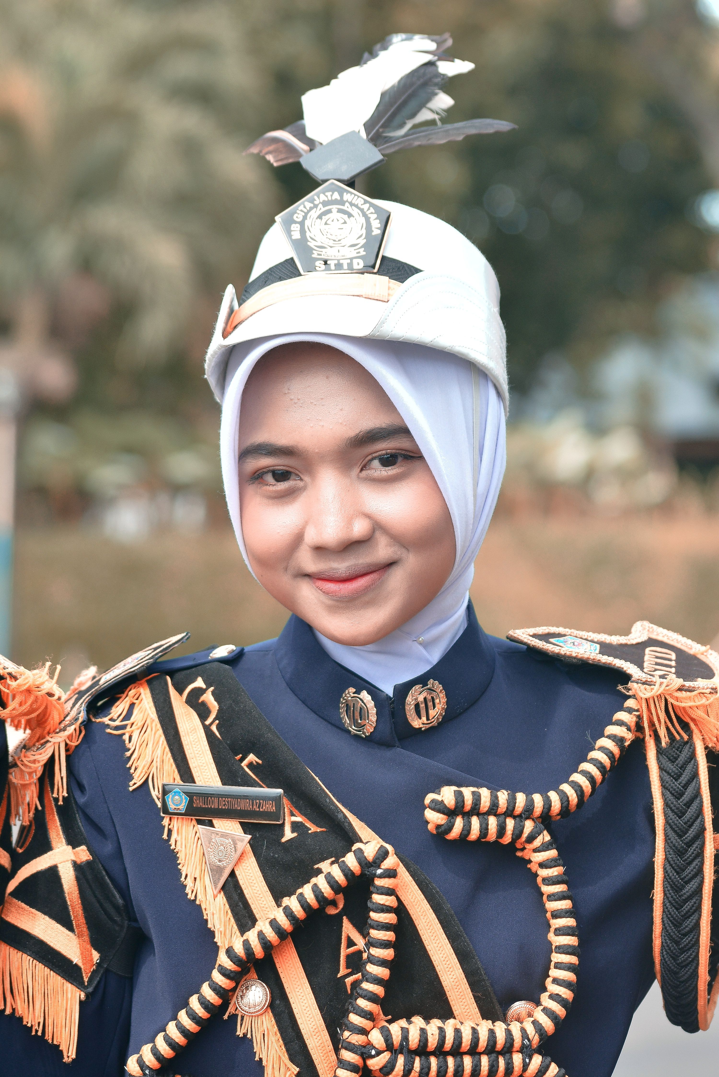 Portrait of a Police Officer in Cermonial Uniform Smiling · Free Stock ...