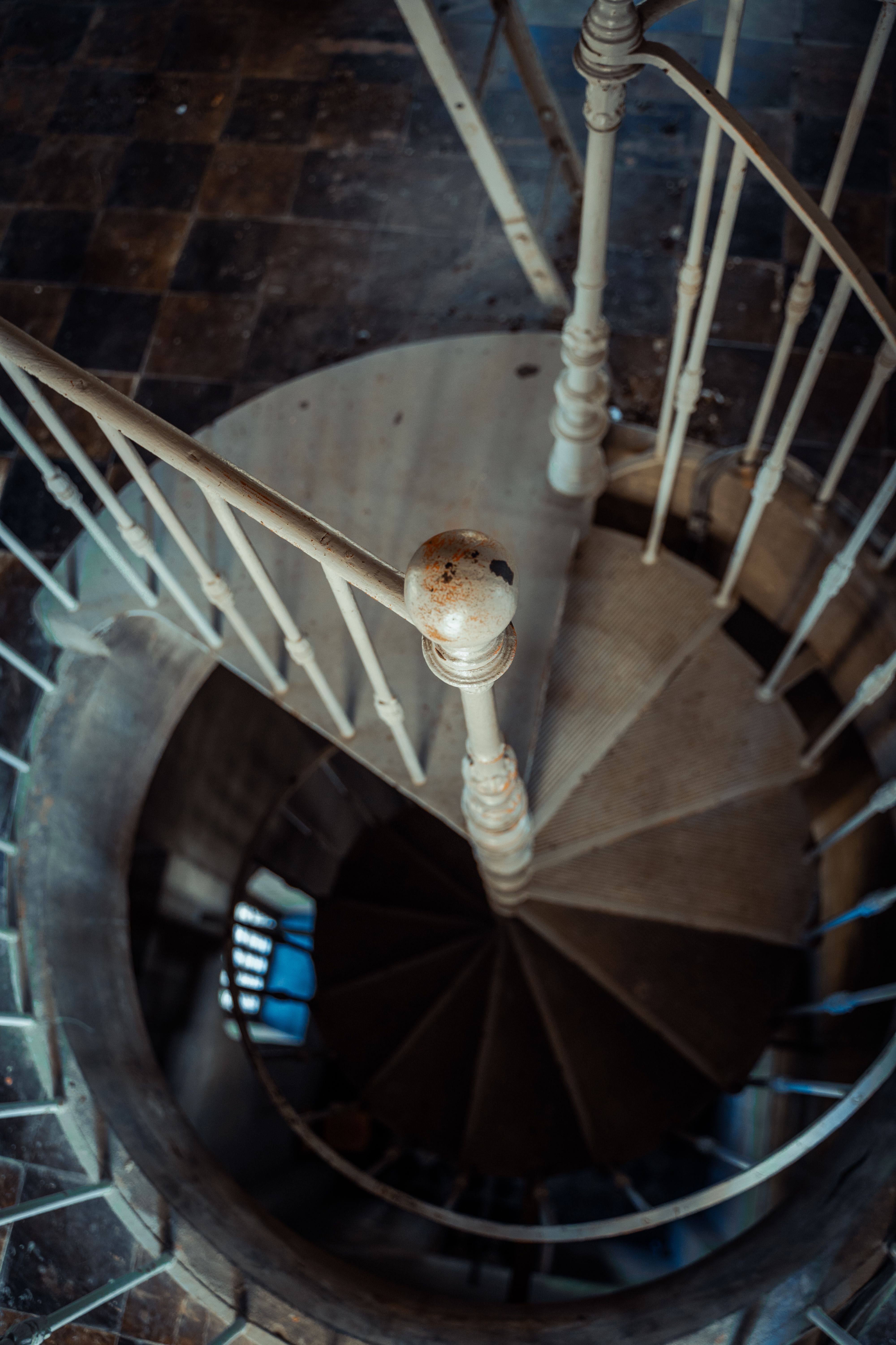 Top View of a Spiral Staircase · Free Stock Photo