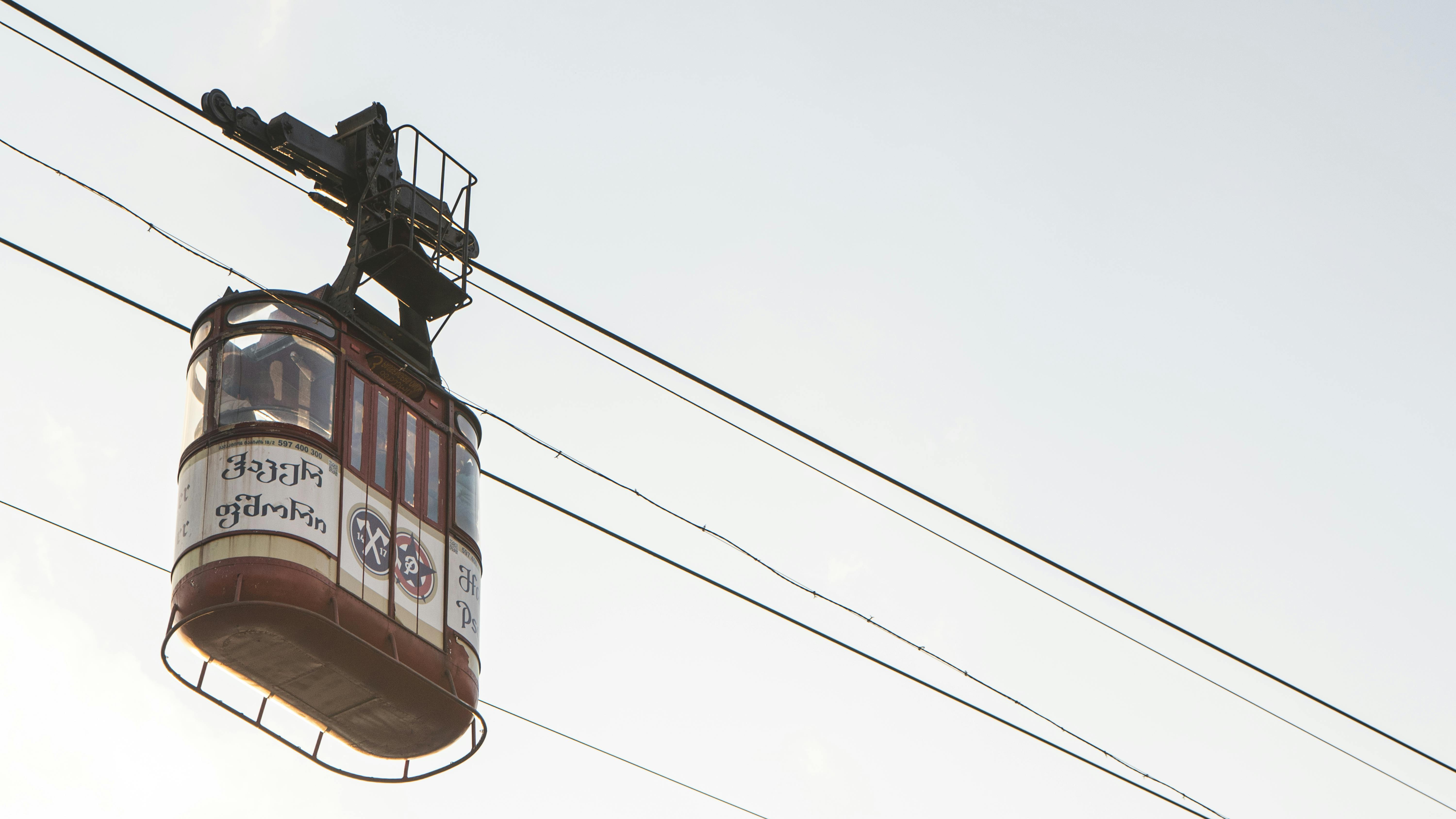 Clouds over Cable Car · Free Stock Photo