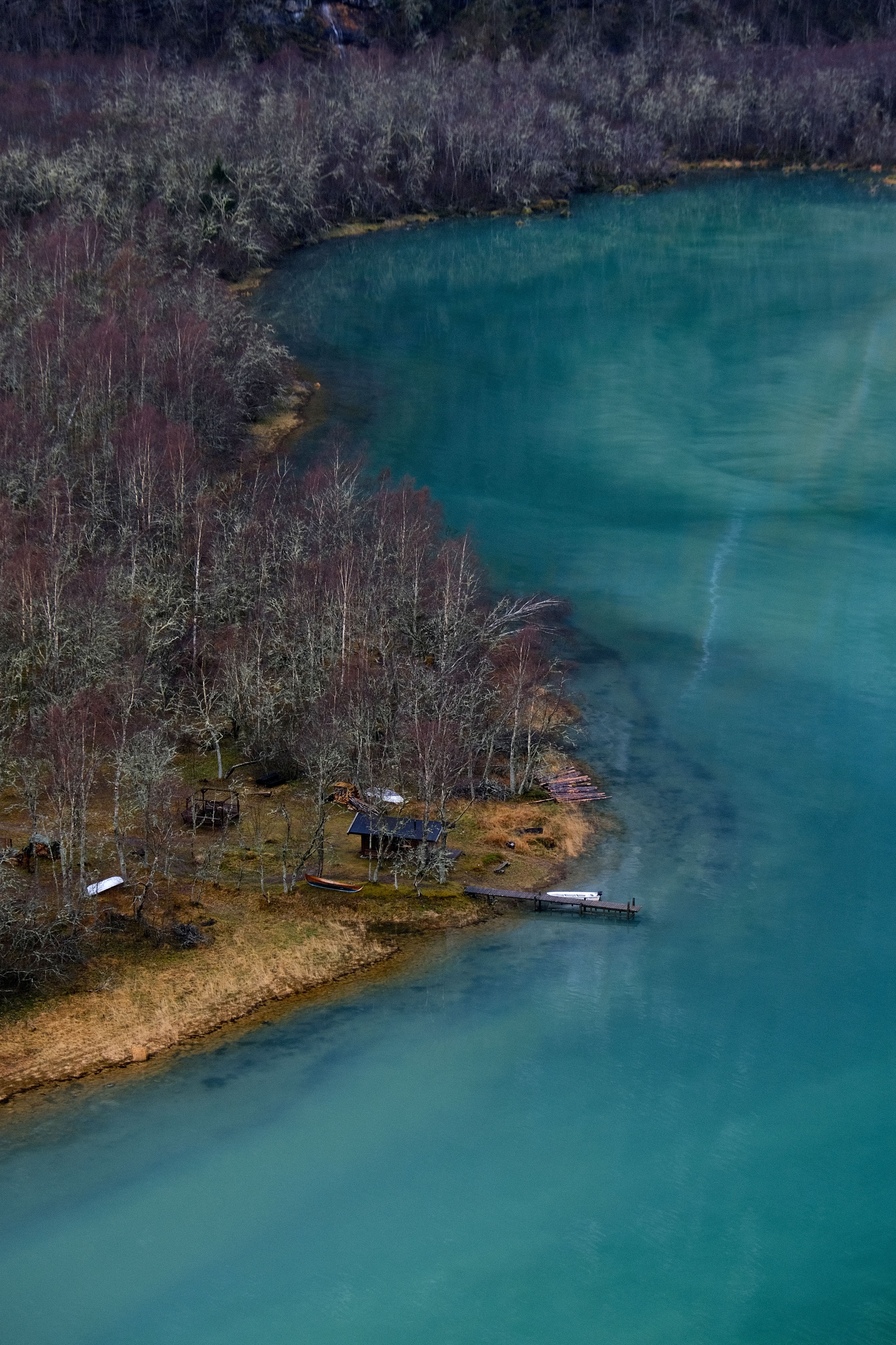 An Aerial Shot of a Lake · Free Stock Photo
