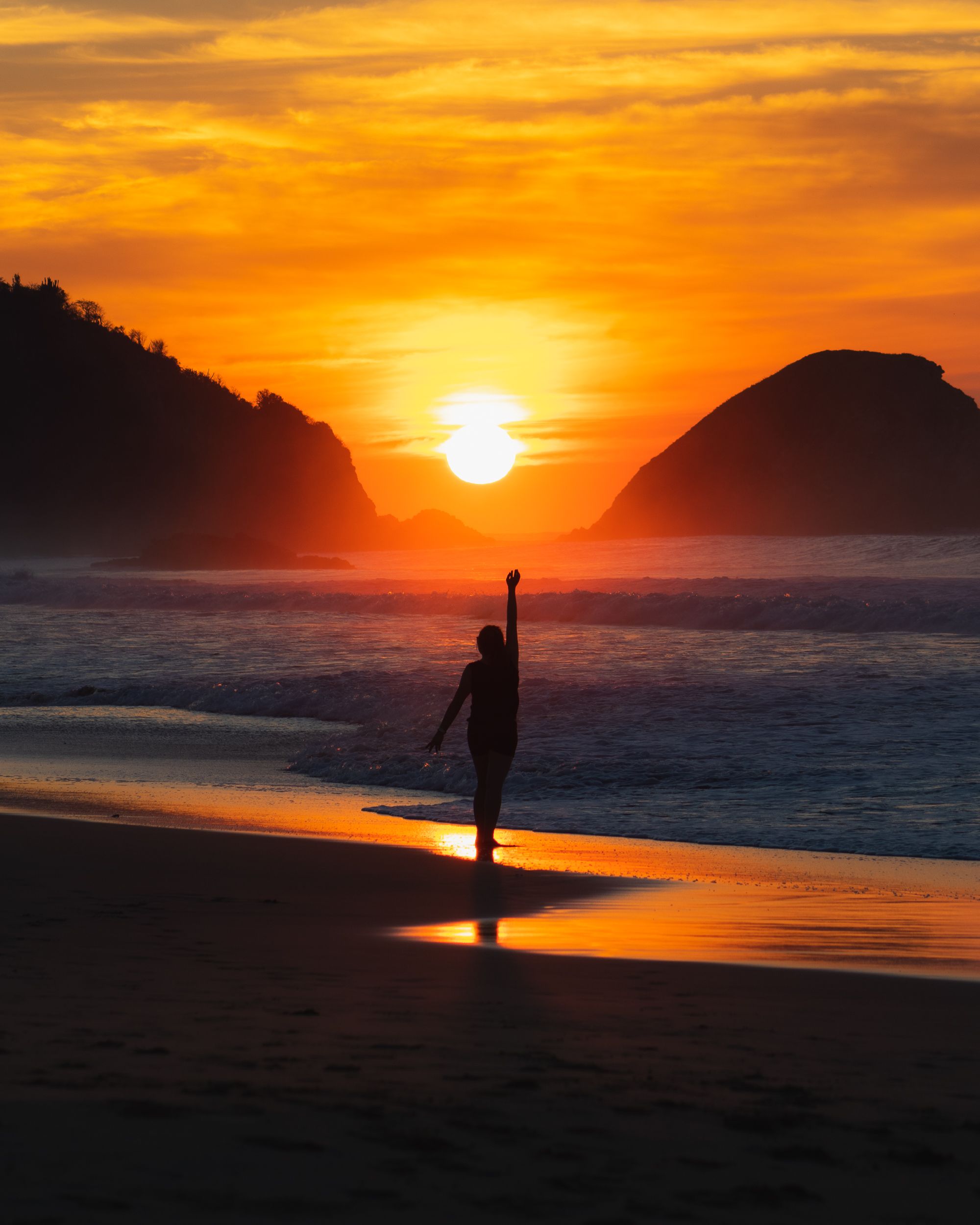 Sunset over Beach · Free Stock Photo