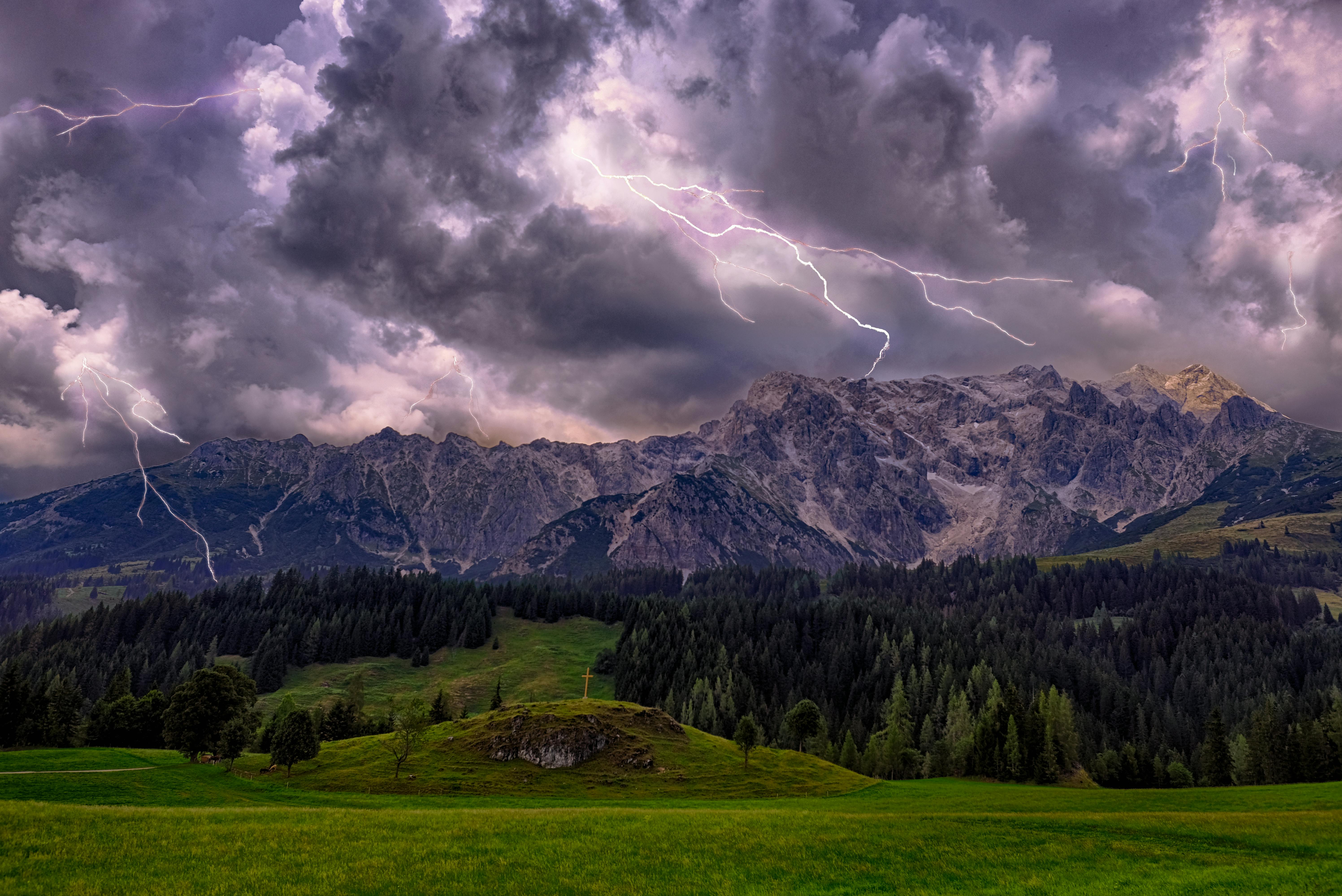 Time Lapse Photography Of Lightning And Clouds · Free Stock Photo