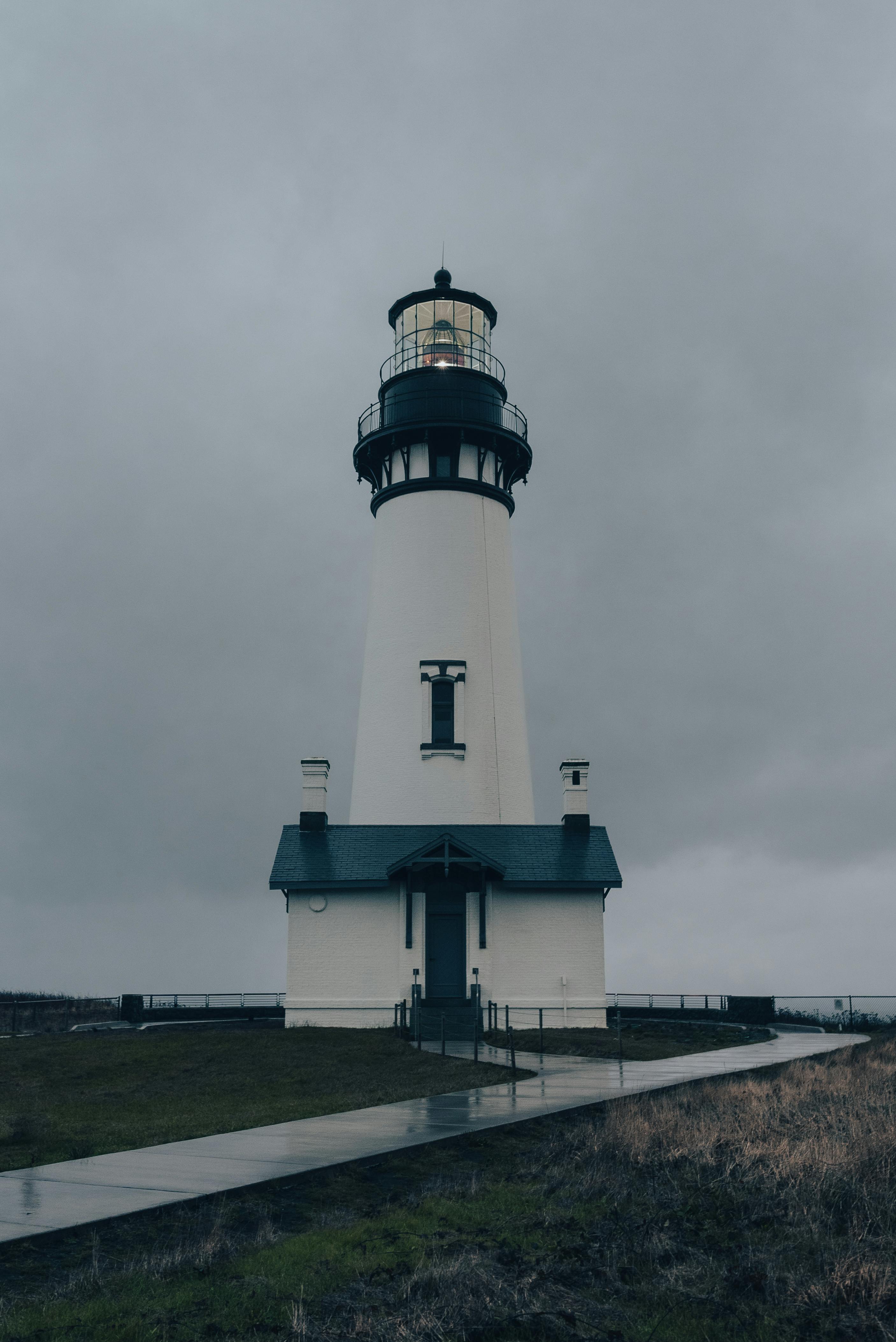 Orange Lighthouse · Free Stock Photo