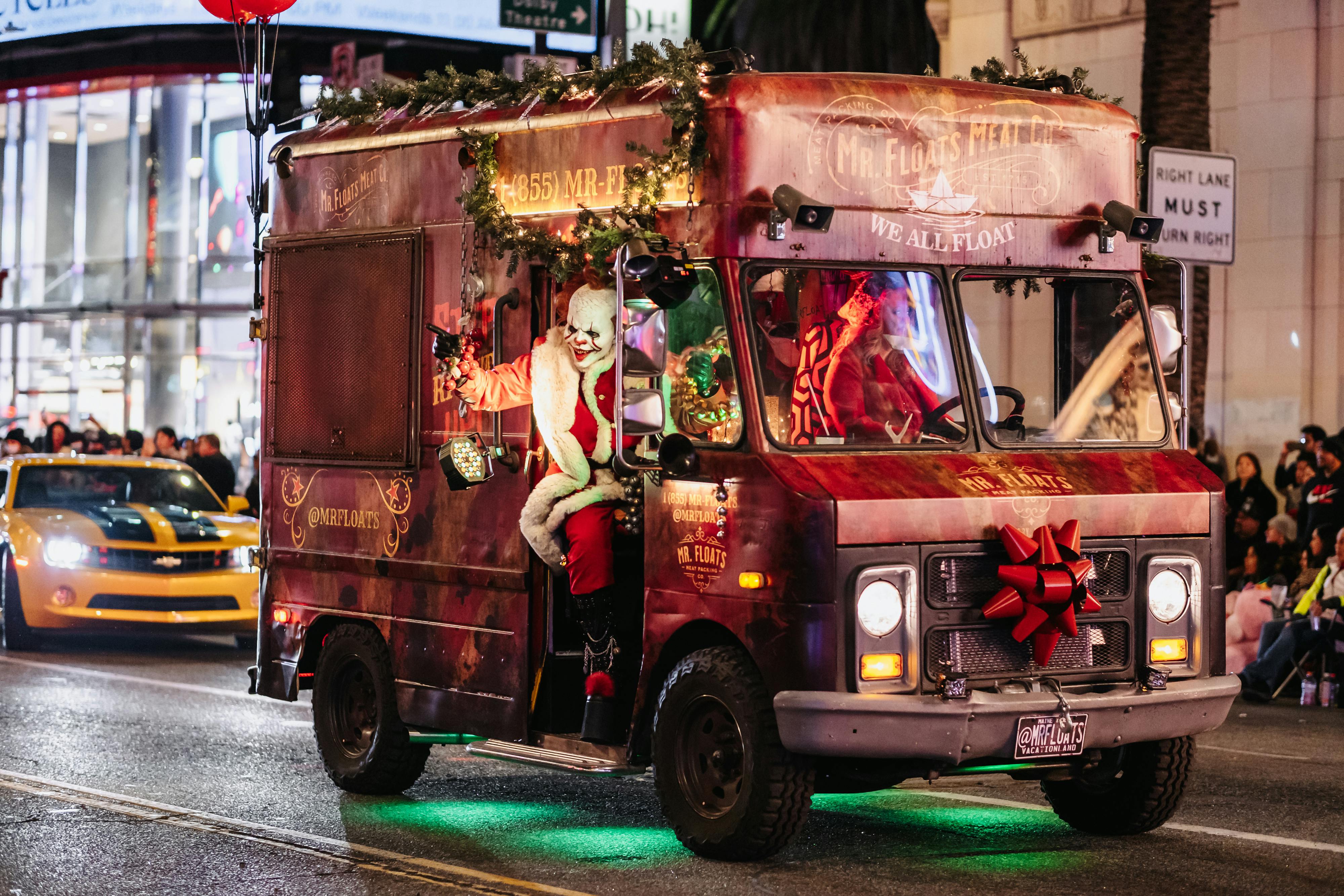 Clown in Decorated Van on Street Festival · Free Stock Photo