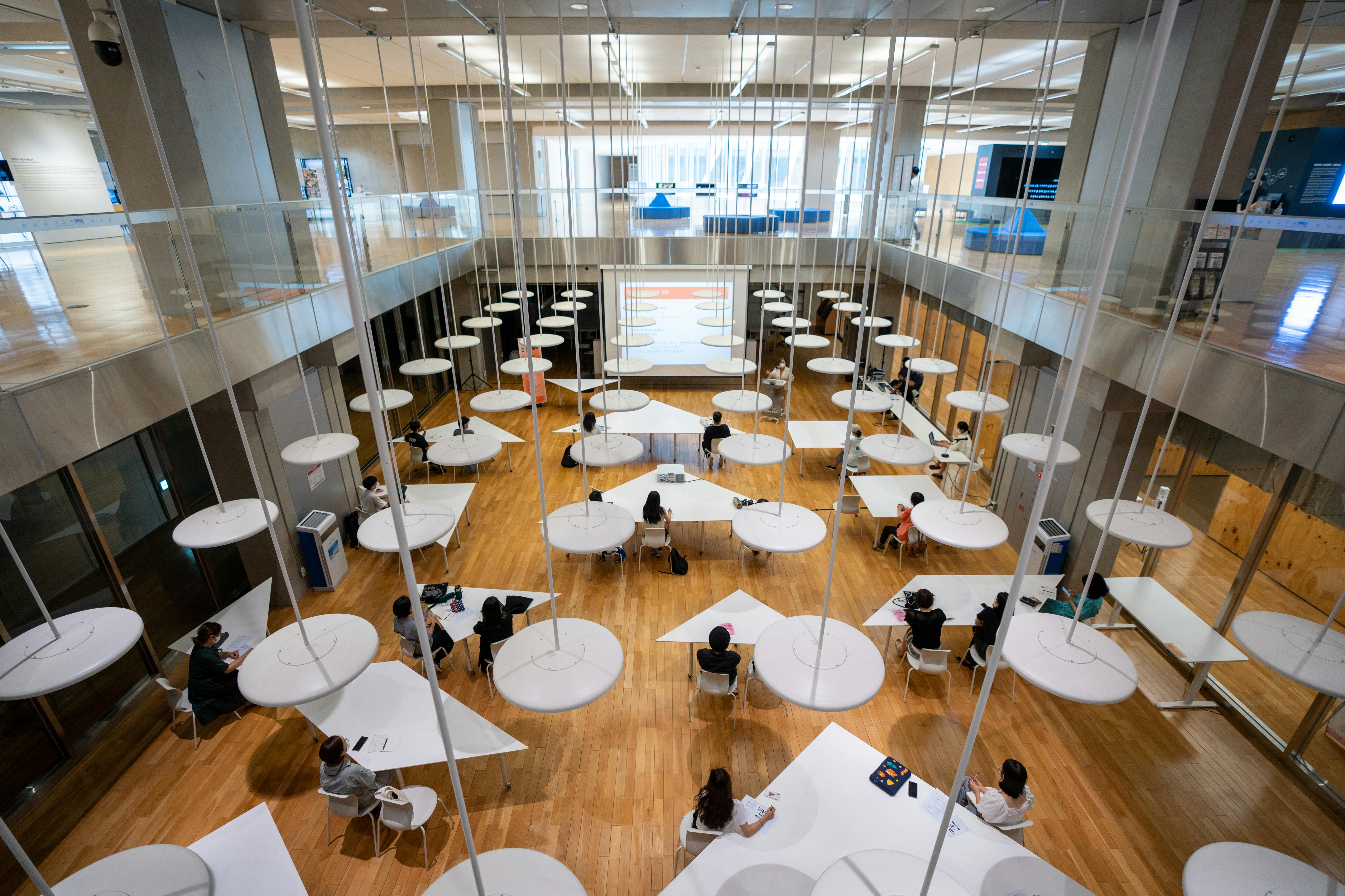 The Special Reading Room at the Asia Culture Center in Gwangju, South ...