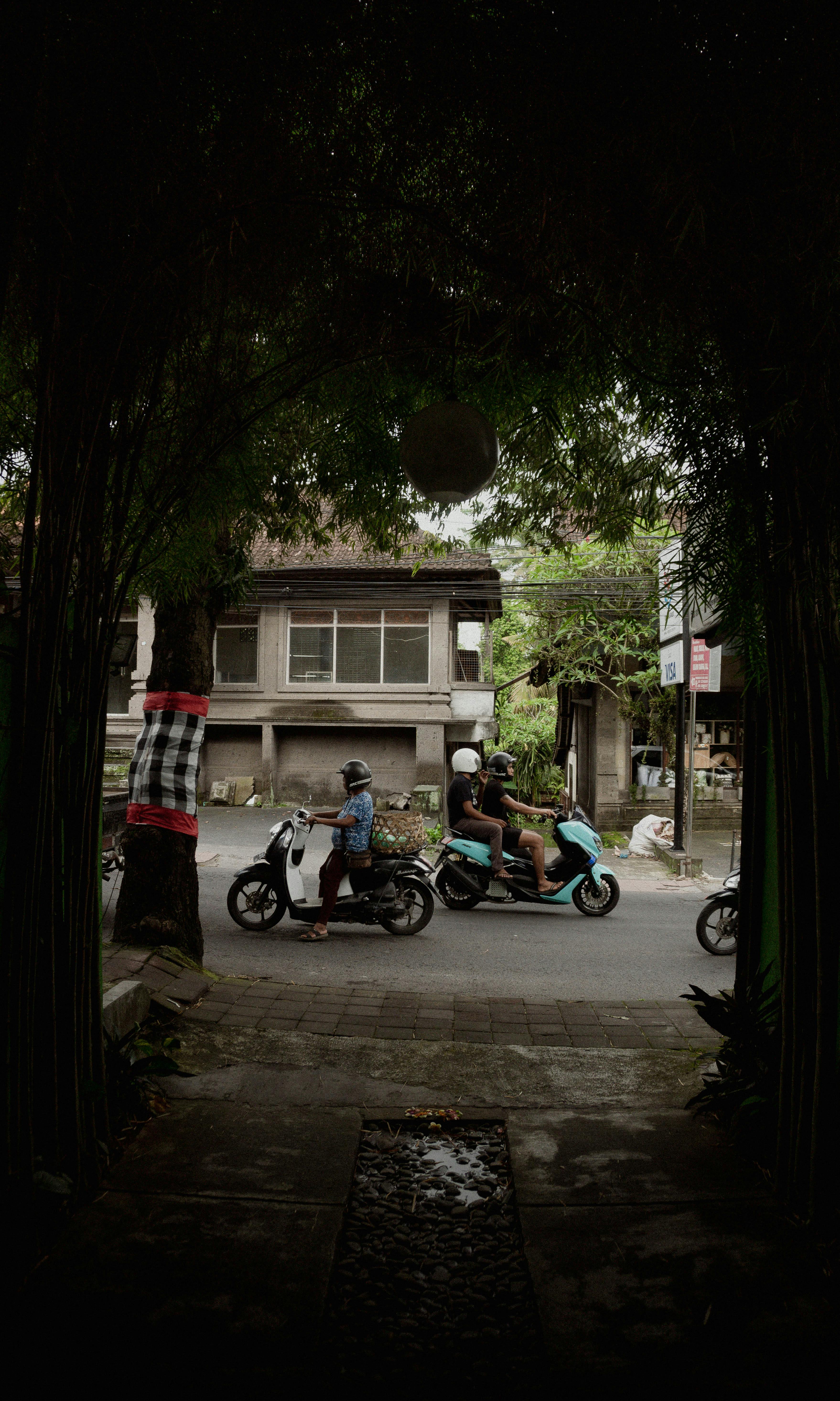 Two Motorcycles on a Street · Free Stock Photo