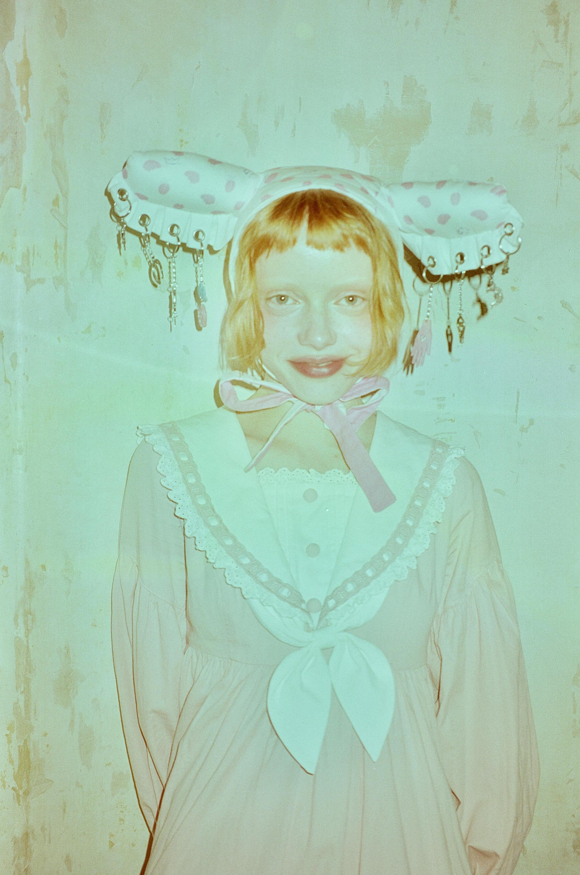 Little Girl Wearing a Pink Beret · Free Stock Photo