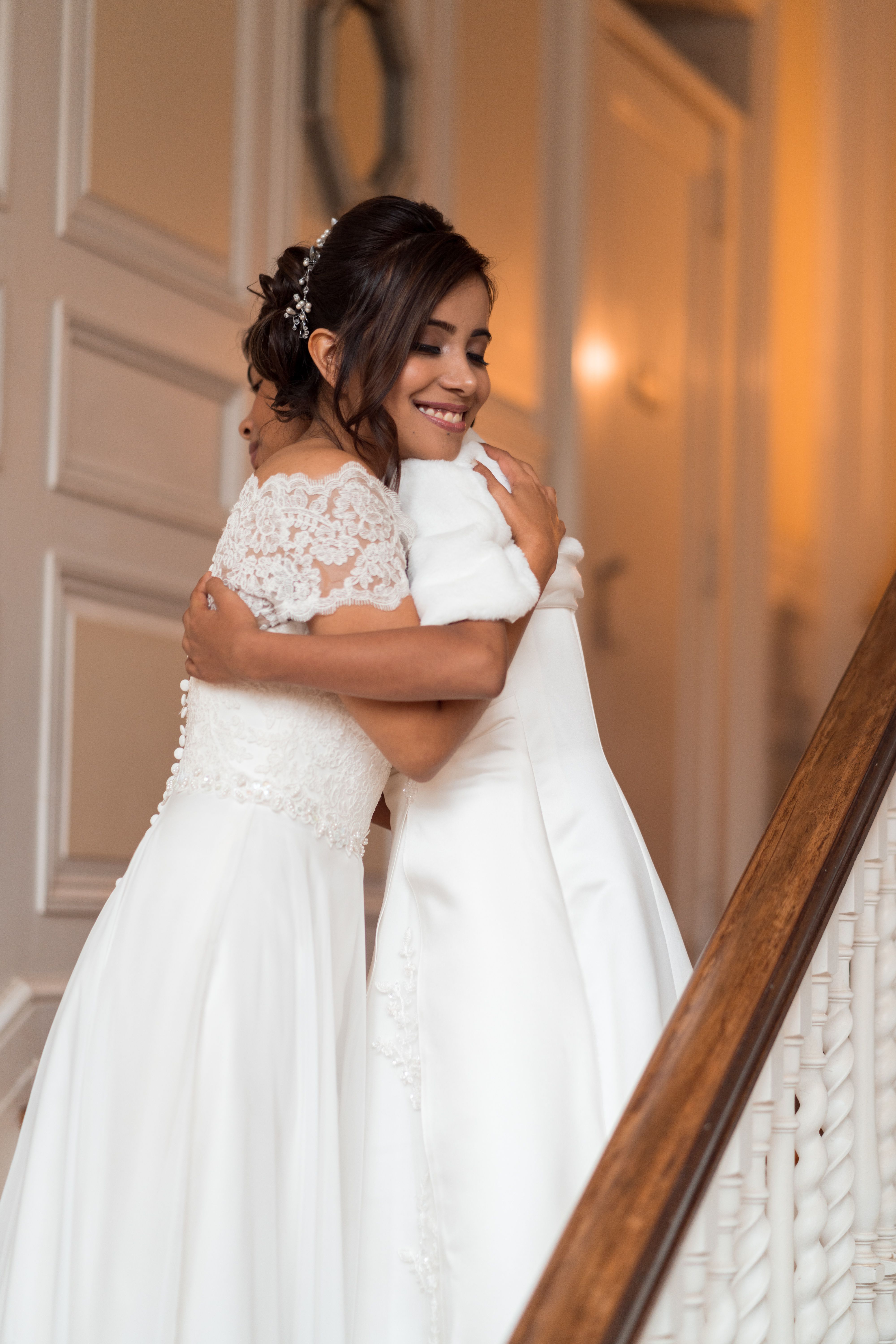 Women around Bride on Sidewalk · Free Stock Photo