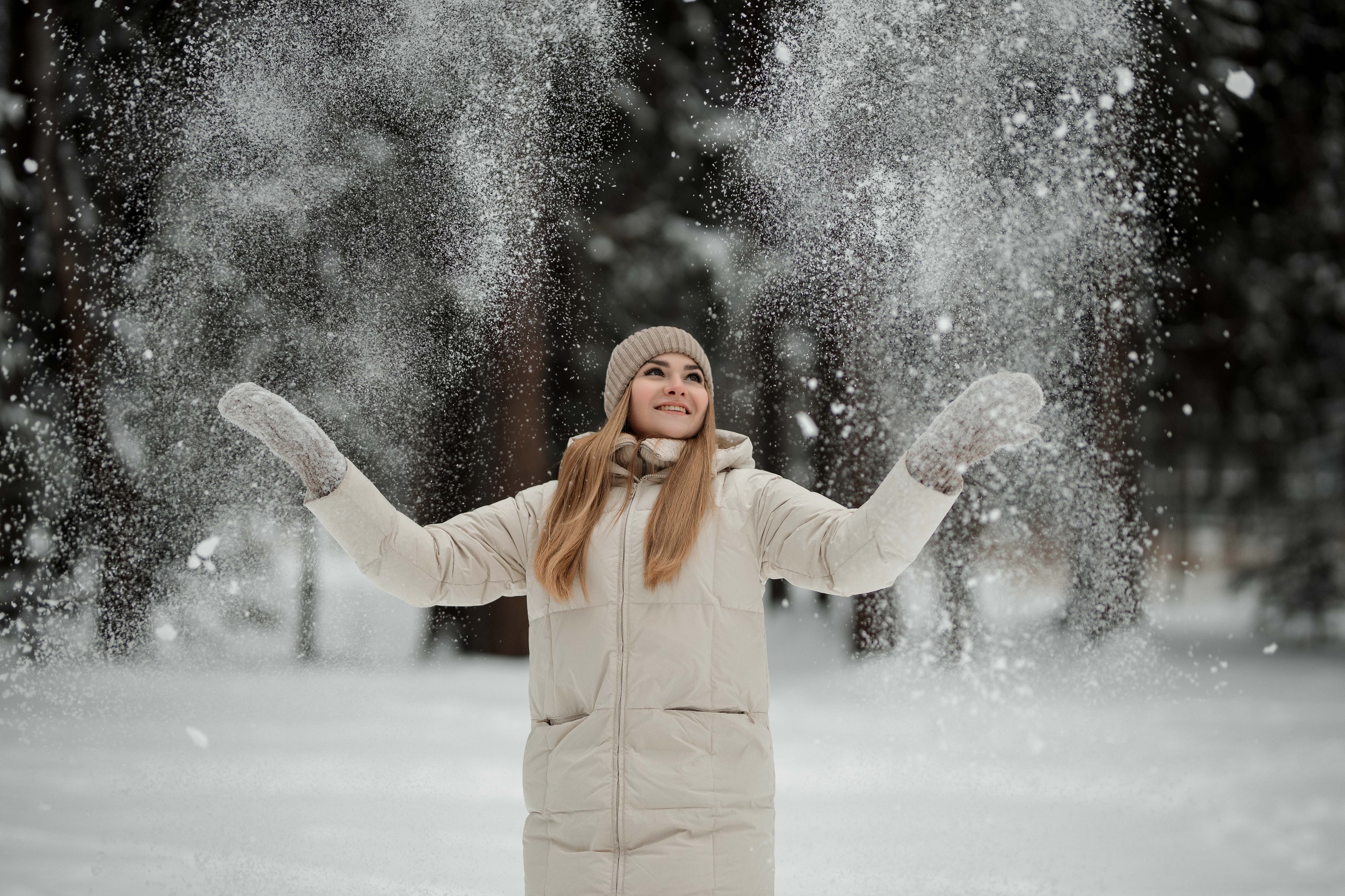 Woman in Snow Area in Canada · Free Stock Photo