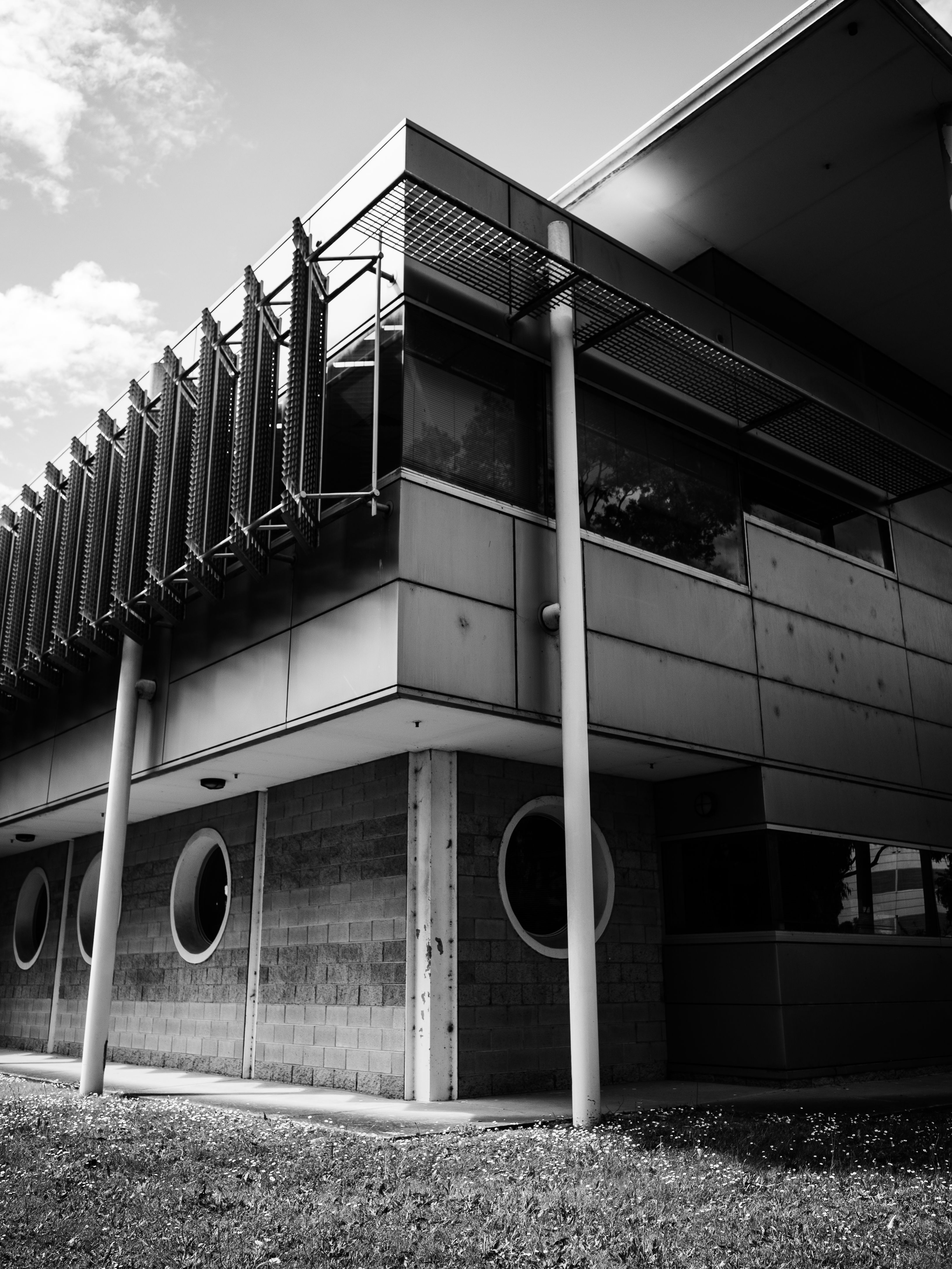 Socialist Modernism Buildings in a Winter City Street · Free Stock Photo
