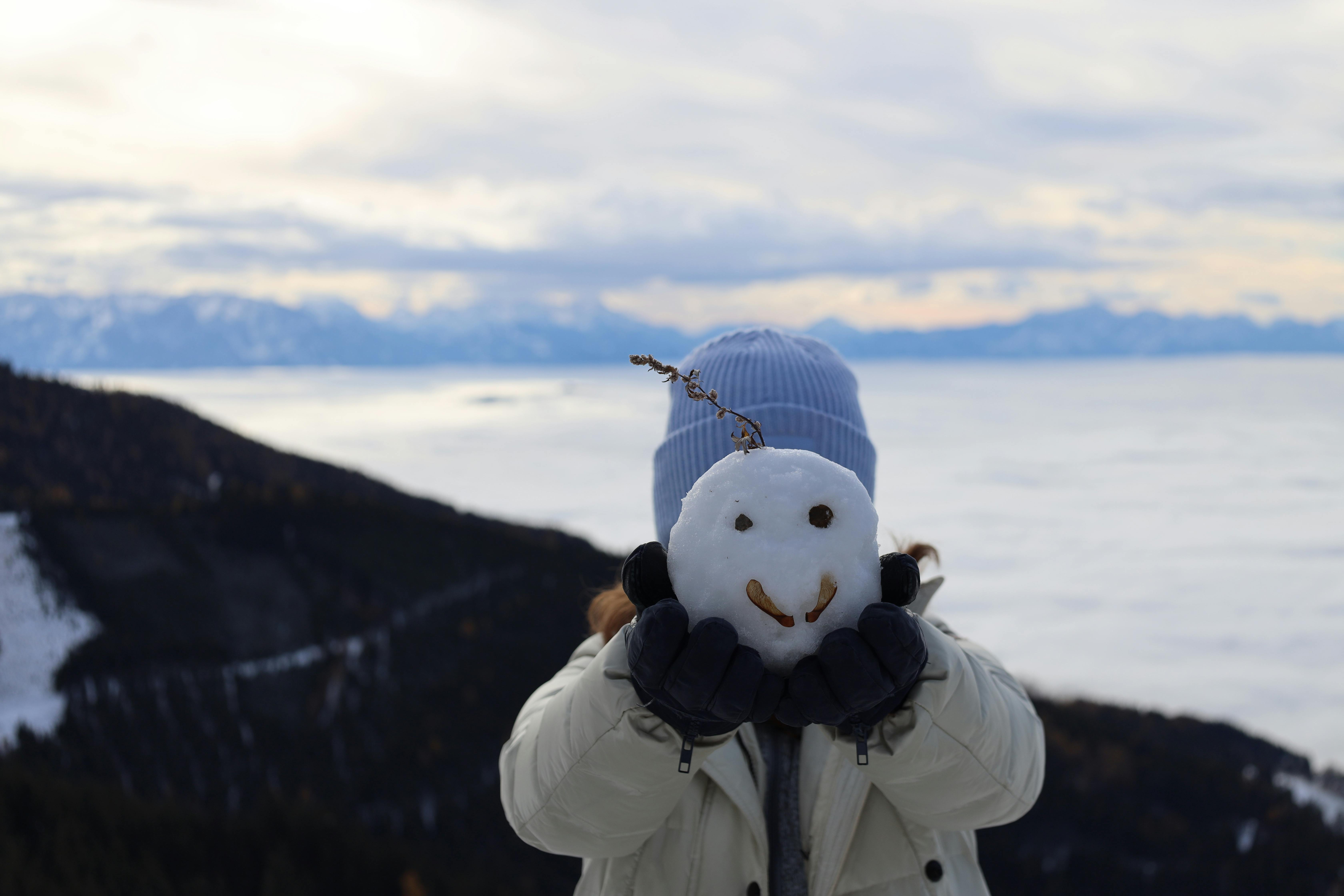 Snowman With Camera · Free Stock Photo