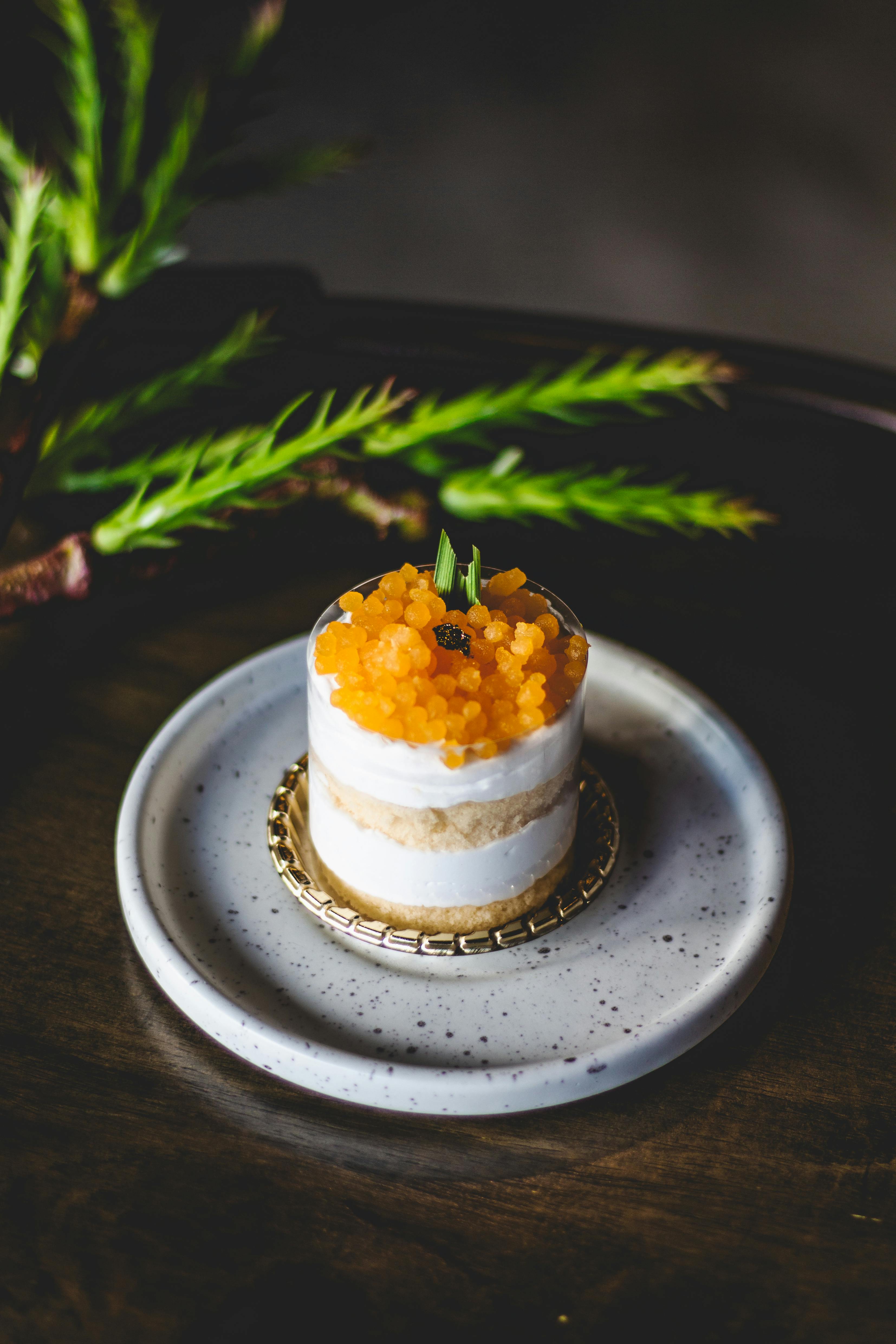 Close-up Photo of Delectable Dessert with Caviar · Free Stock Photo