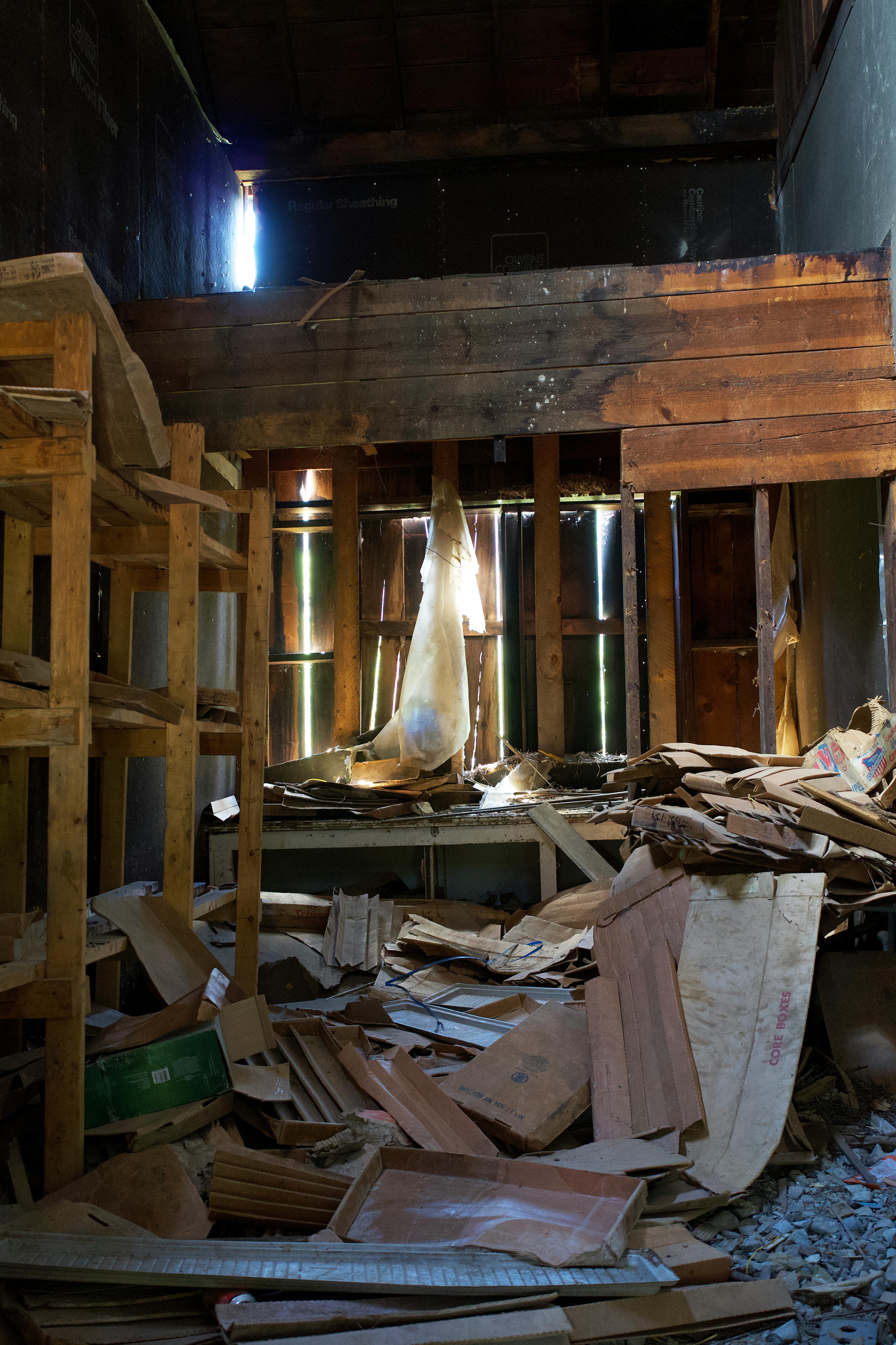 Room of a Crumbling Abandoned Building Full of Rubbish · Free Stock Photo