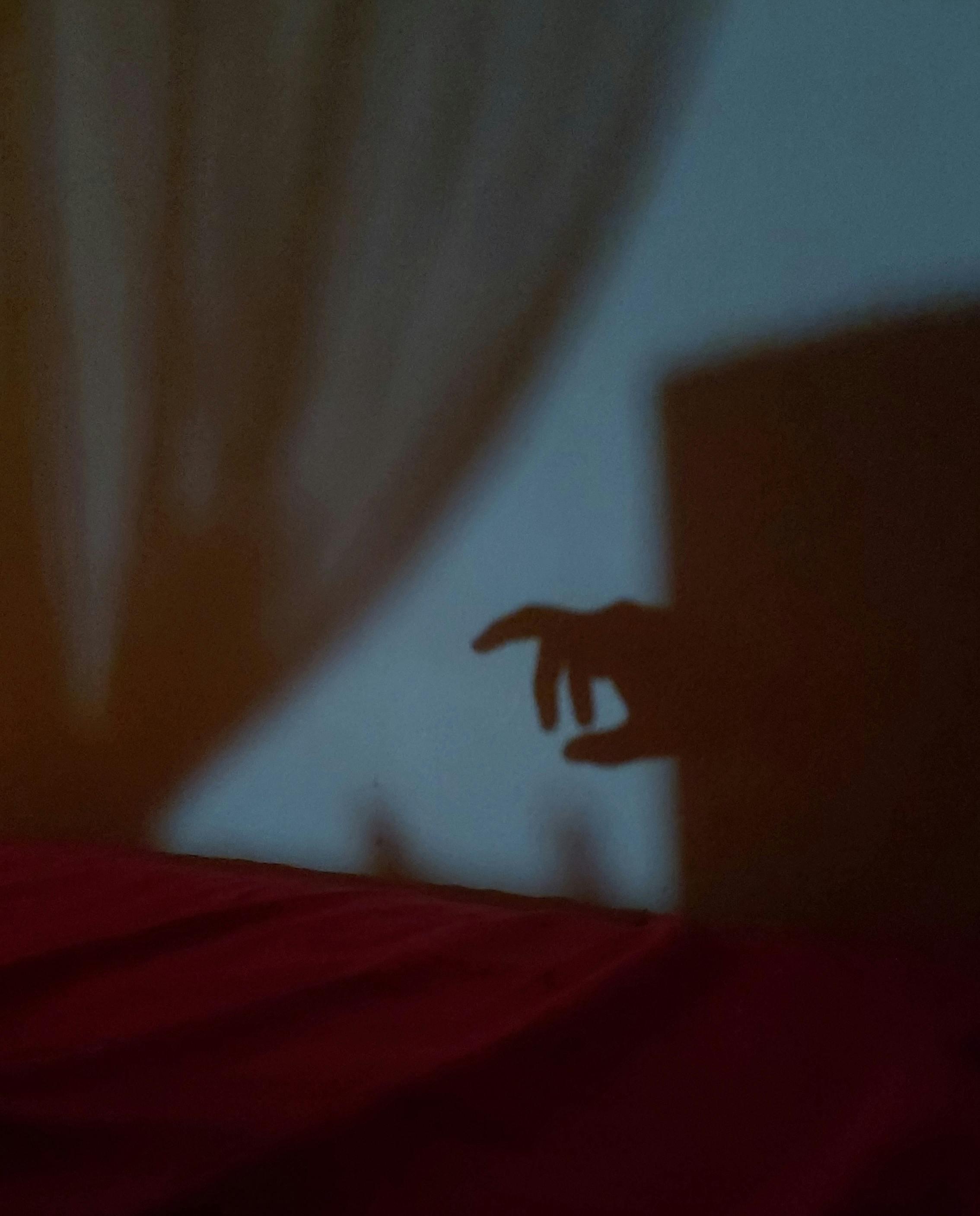 Silhouette of Hand against Window · Free Stock Photo