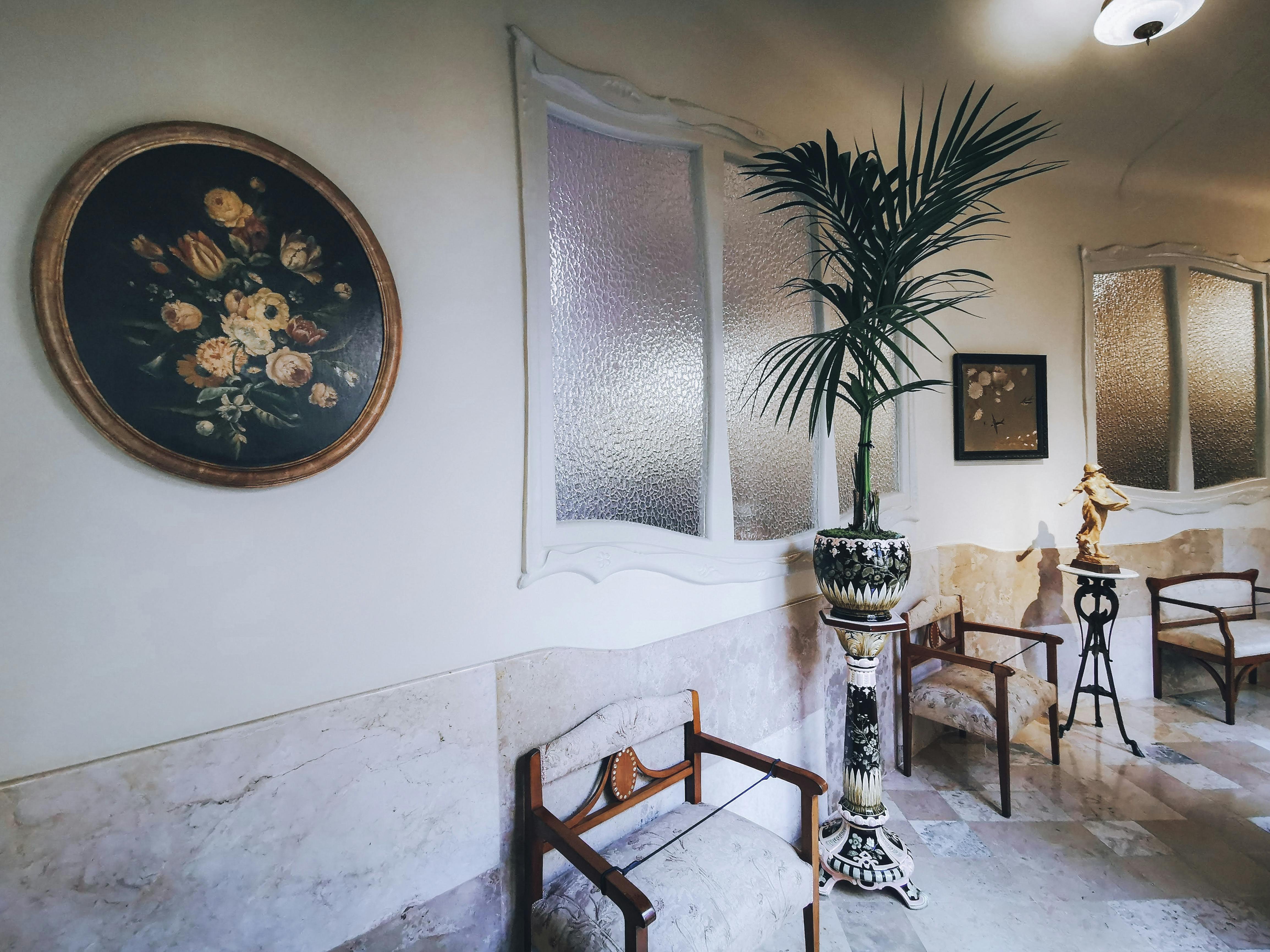 Retro Home Interior with a Gramophone and Carved Wooden Cabinet · Free ...