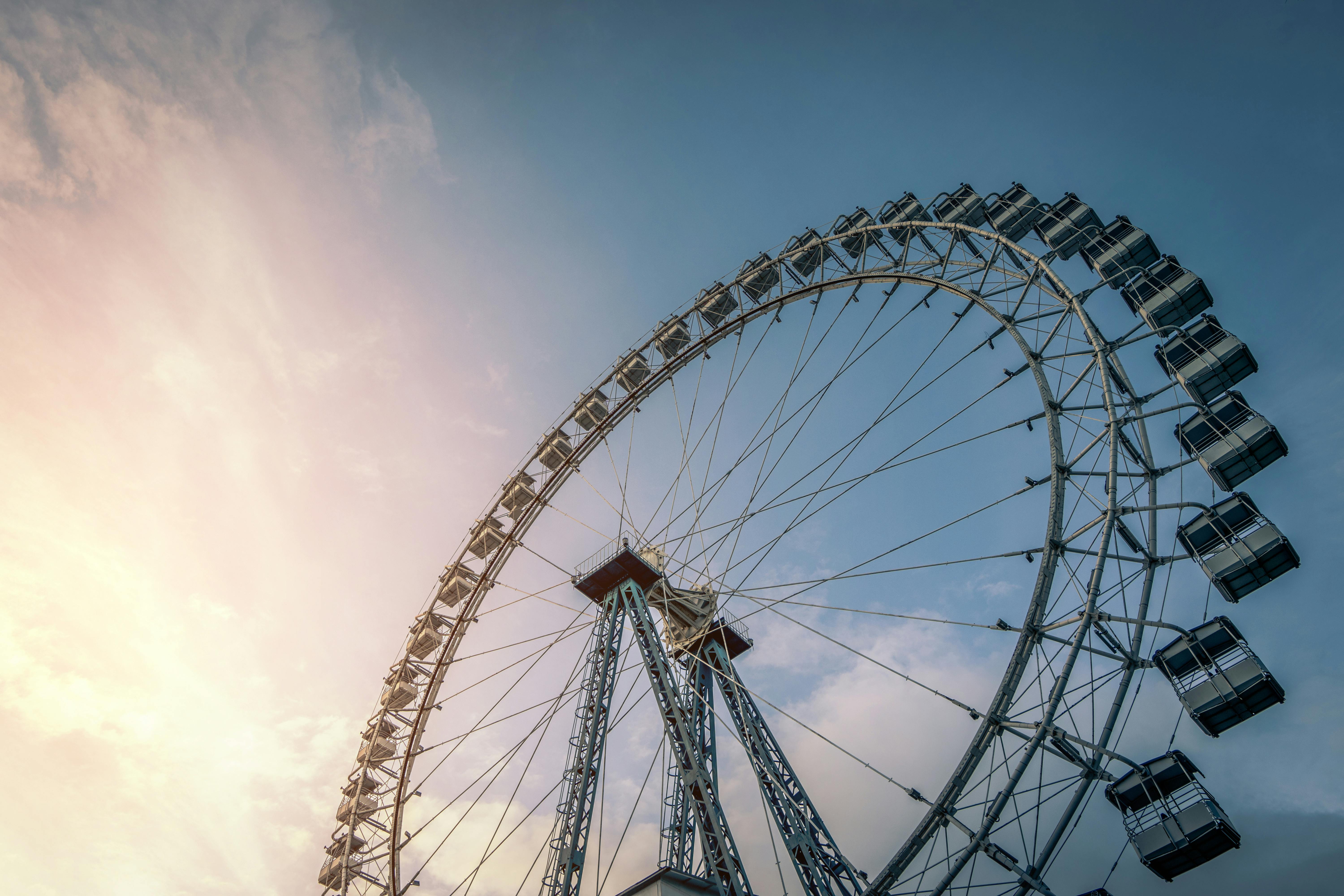 Ferris Wheel in Worms Eye View Photography · Free Stock Photo