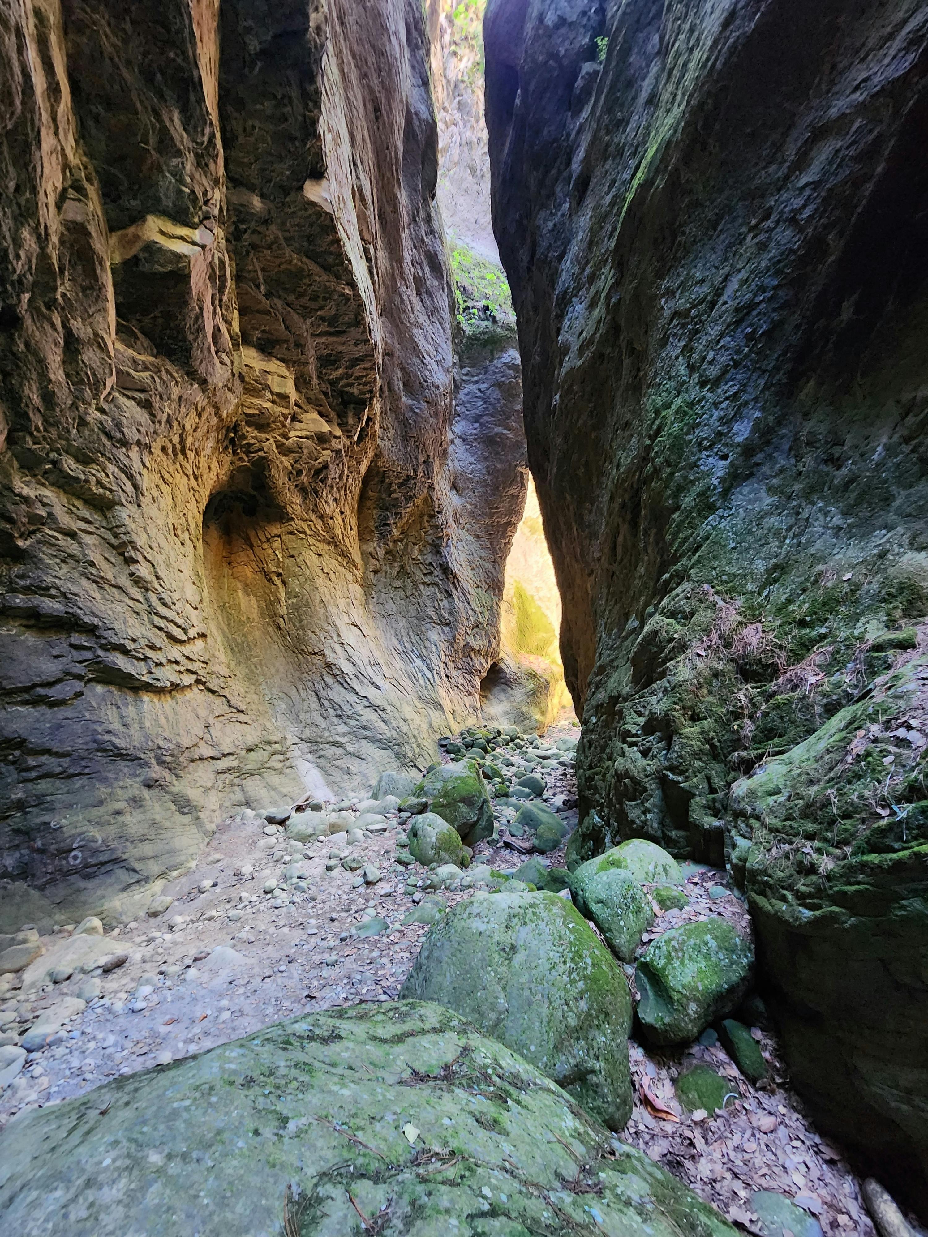 A Pathway Between Rock Formations · Free Stock Photo