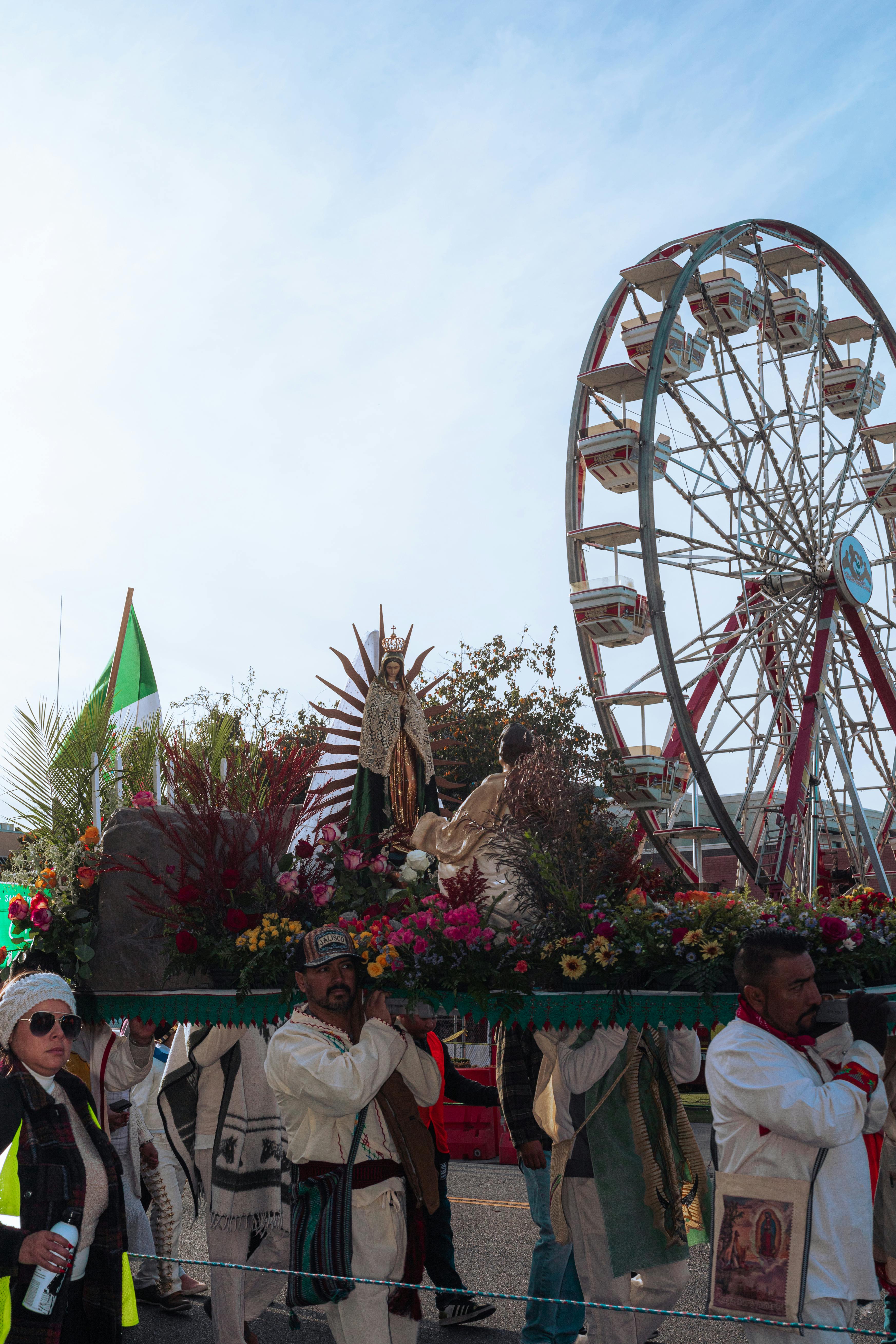 People Carrying Altar at Ceremony on Street · Free Stock Photo