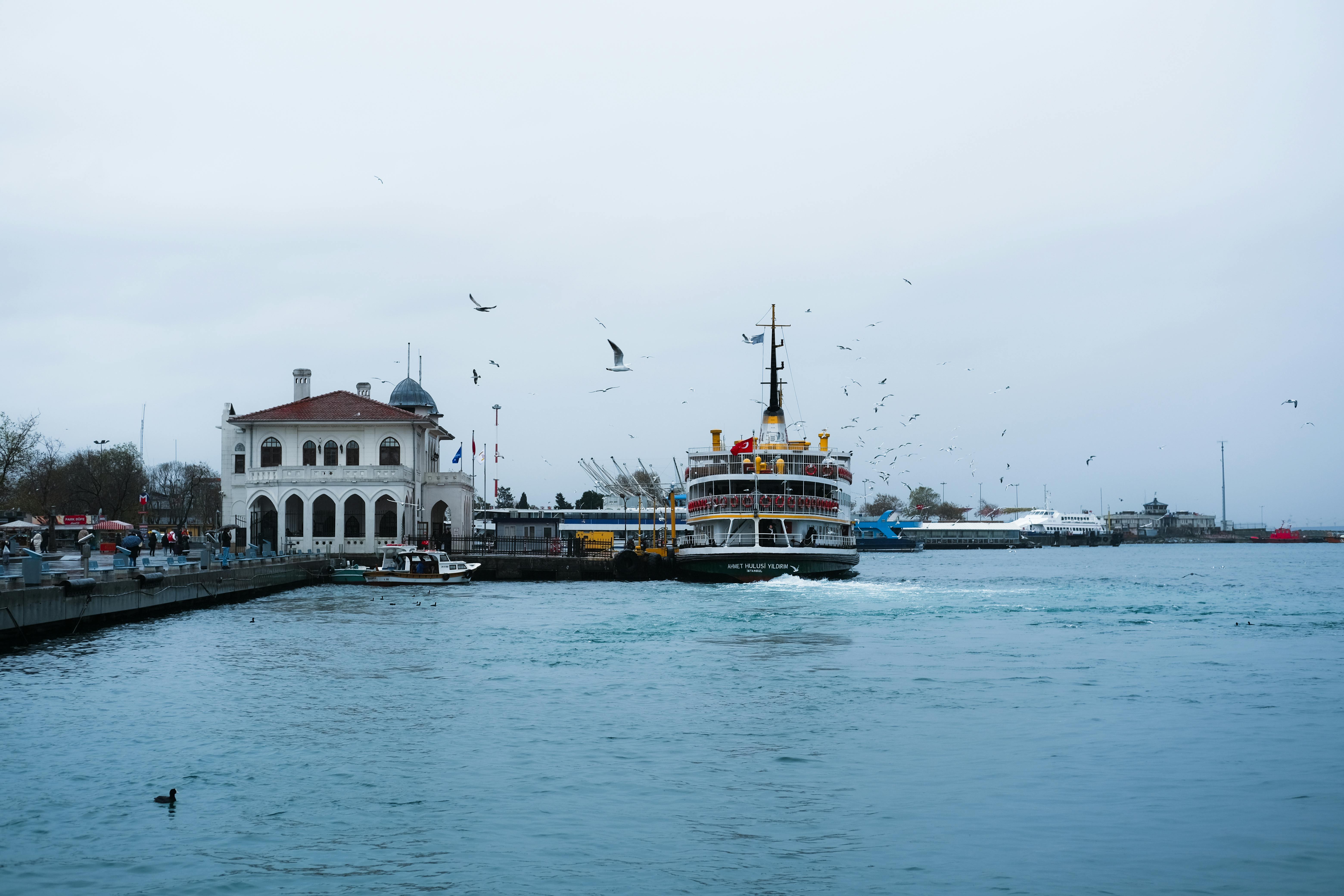 Ship in the Kadikoy Ferry Terminal, Istanbul, Turkey · Free Stock Photo