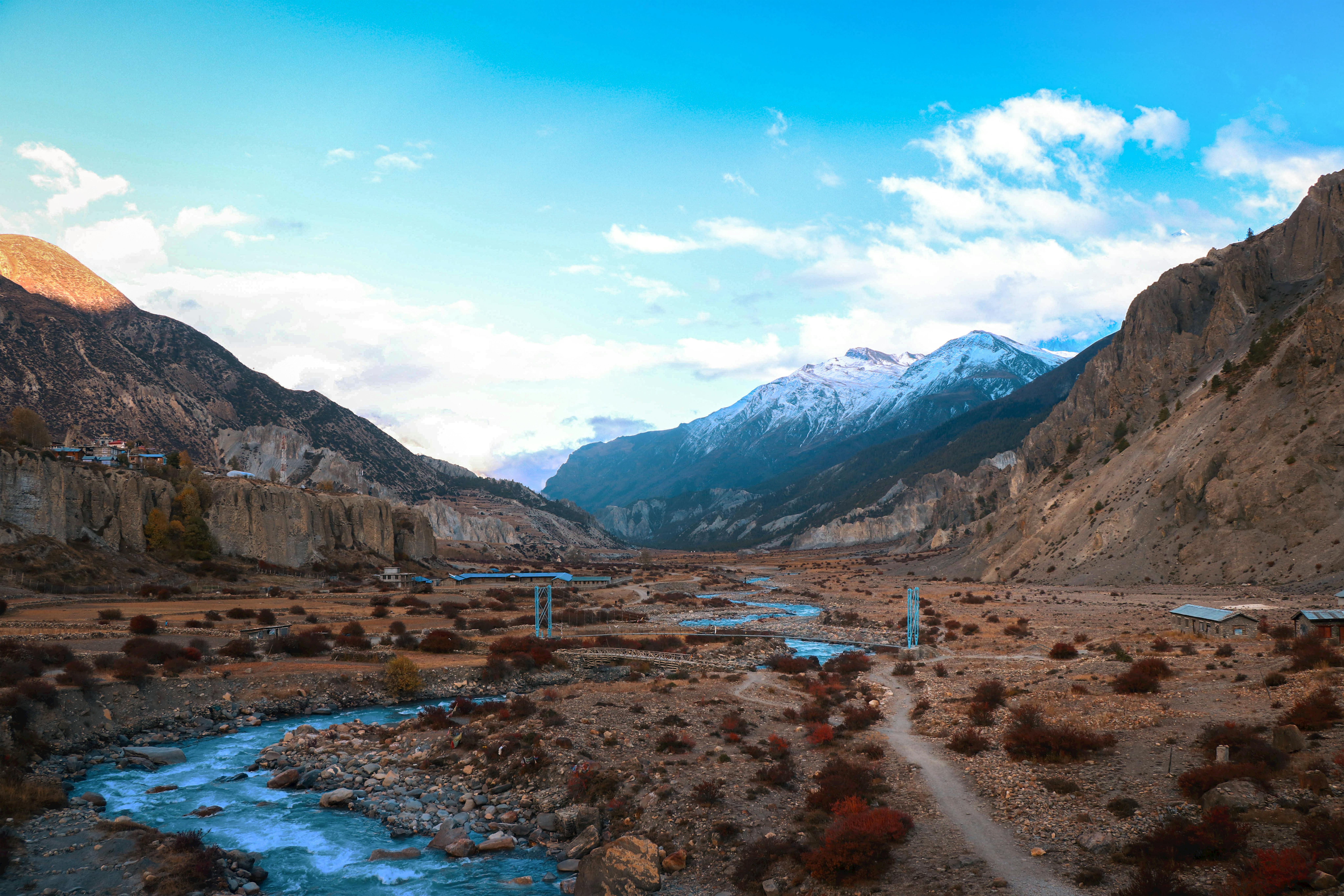Landscape Photography of Manang, Nepal · Free Stock Photo