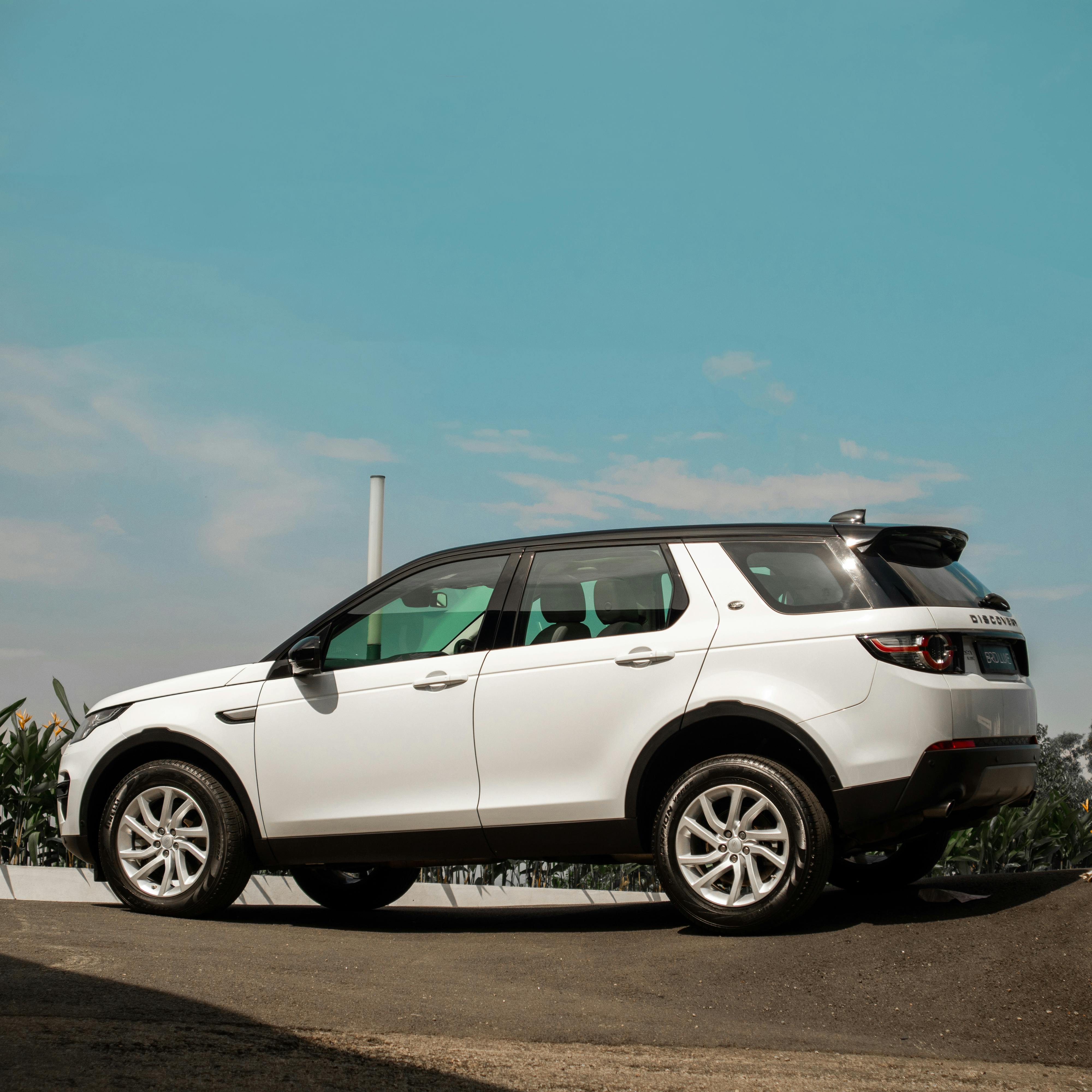 A White 2016 Land Rover Discovery Sport · Free Stock Photo