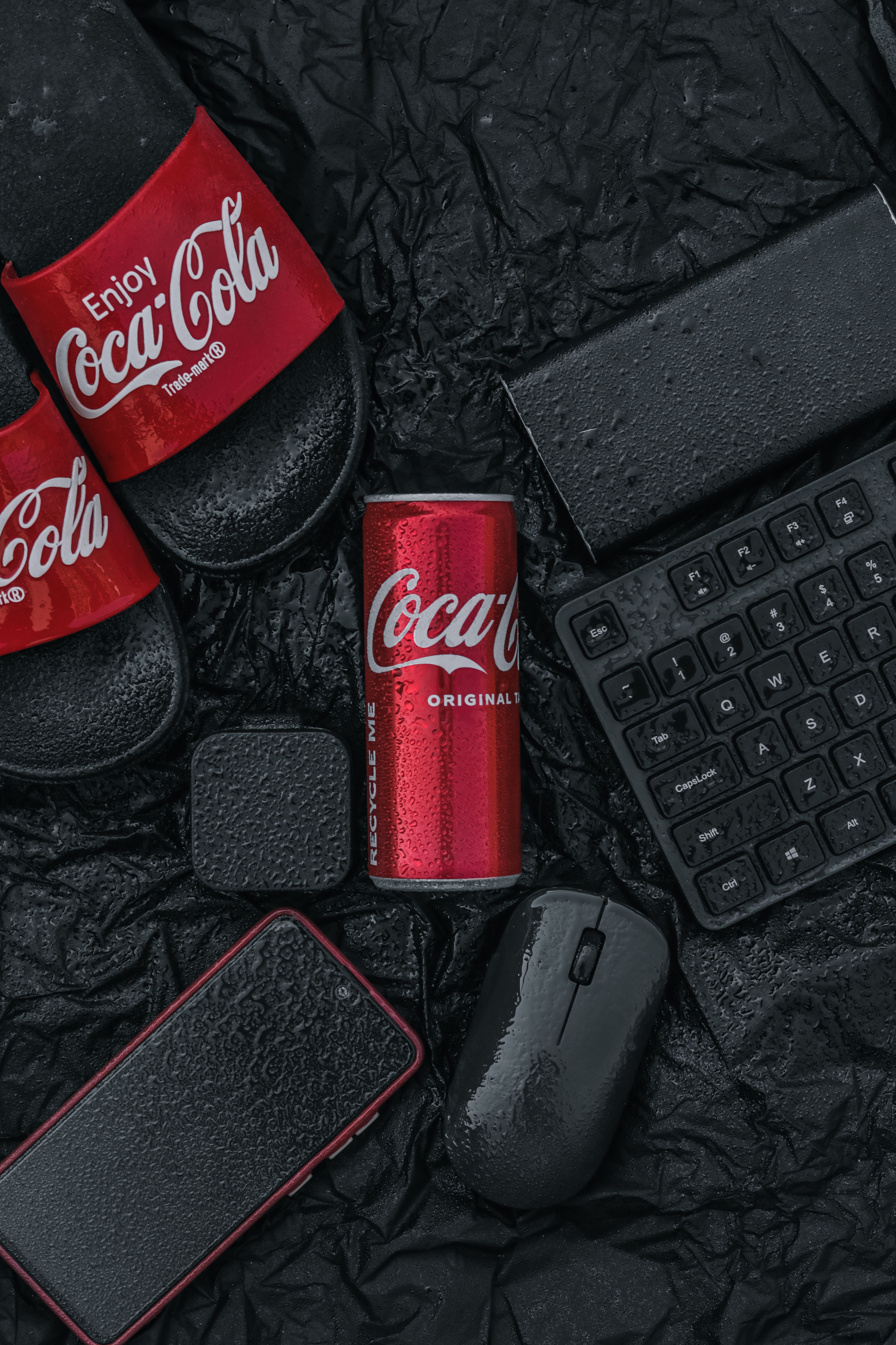 Coca Cola Logo on Flip Flops · Free Stock Photo