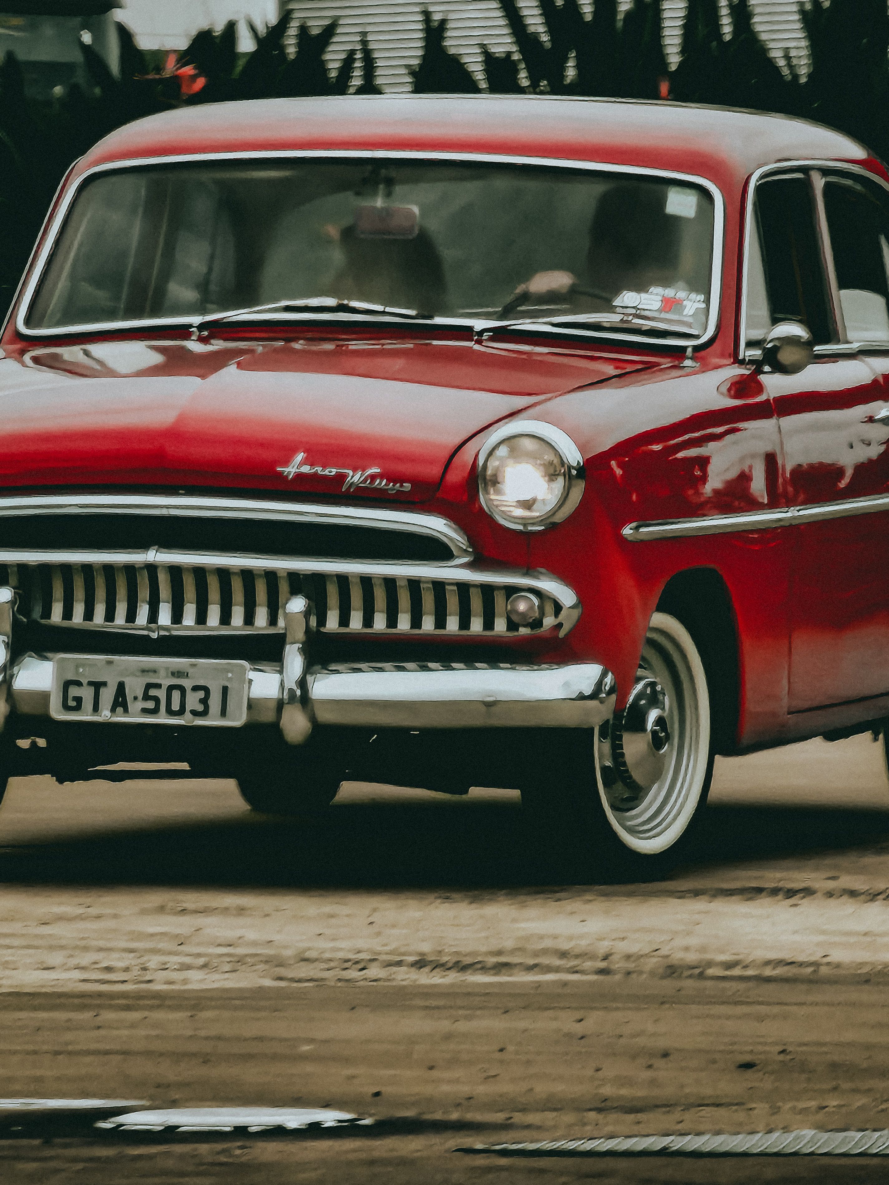 Classic Red Car · Free Stock Photo