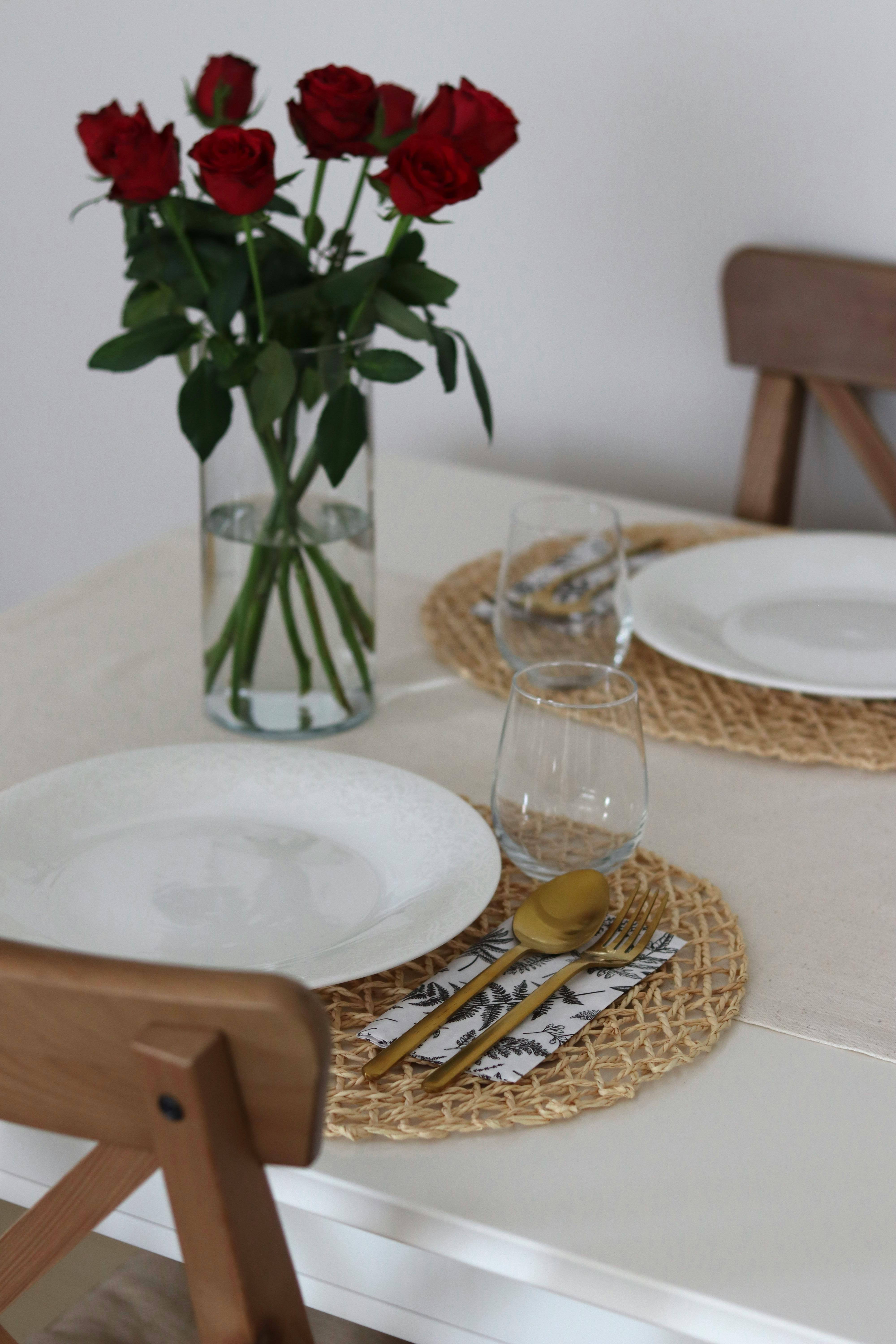 White Ceramic Plates on White Table · Free Stock Photo