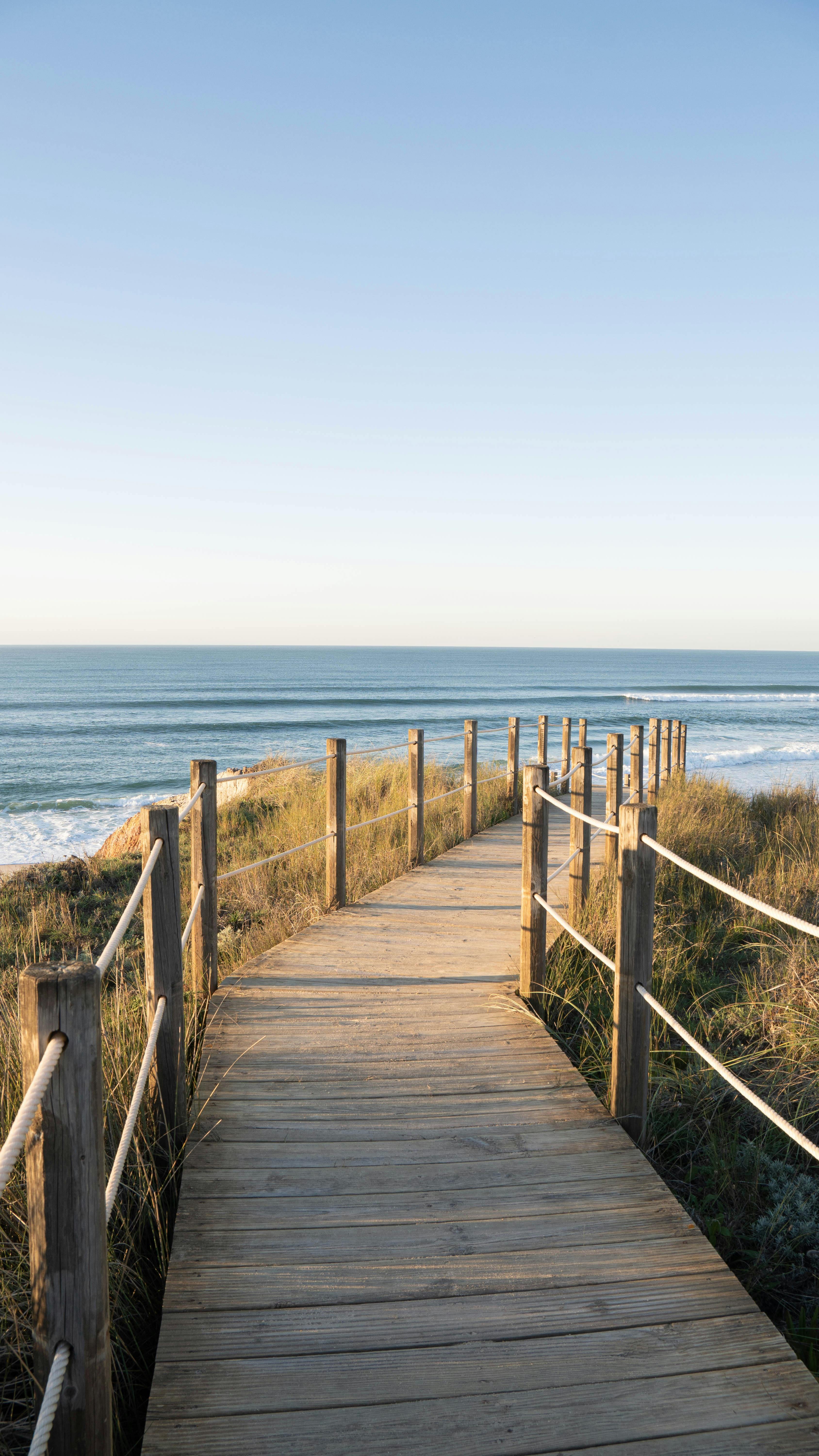 Wooden Boardwalk on the Beach · Free Stock Photo