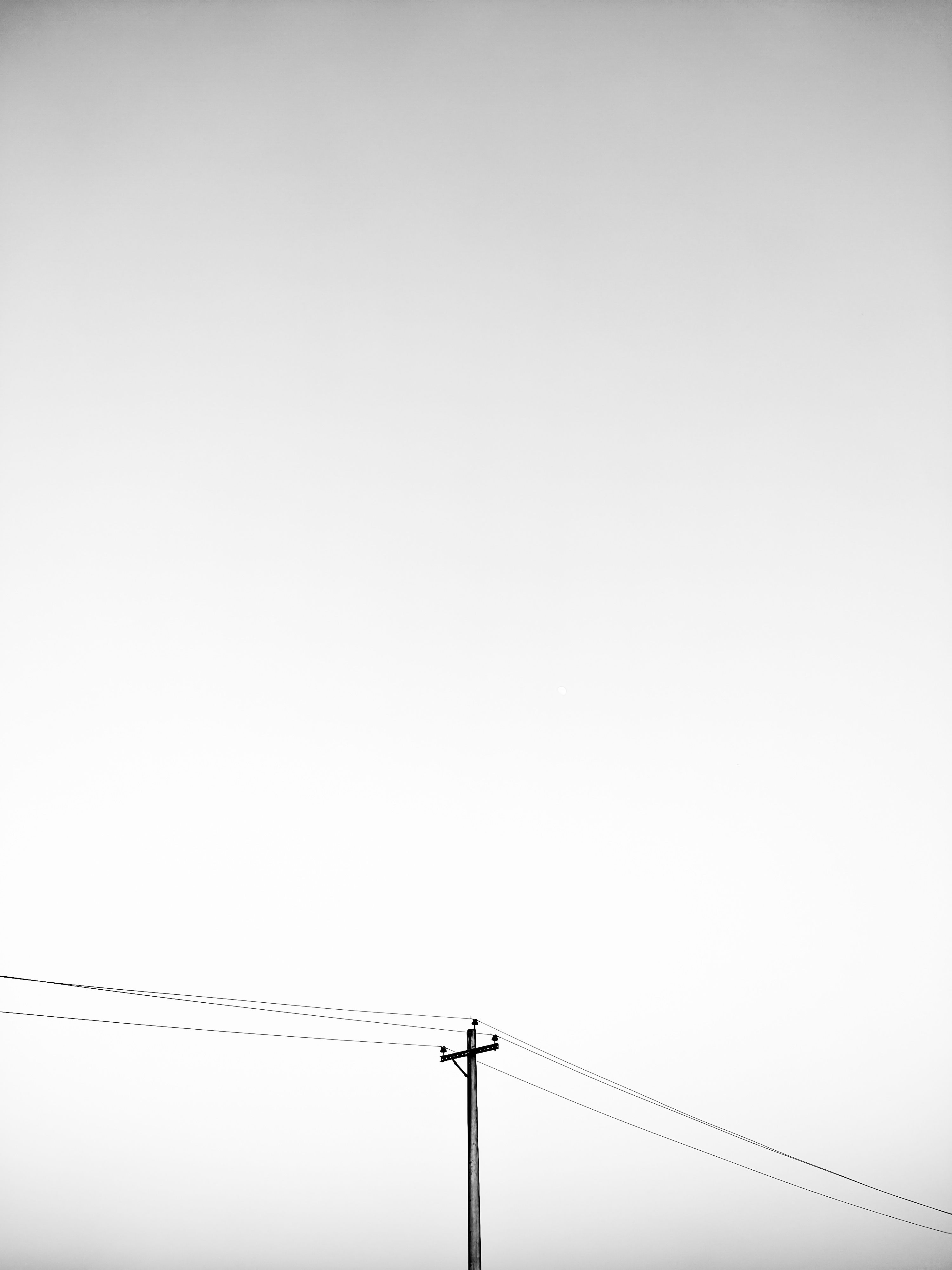 Grayscale Photo of Road Markings · Free Stock Photo