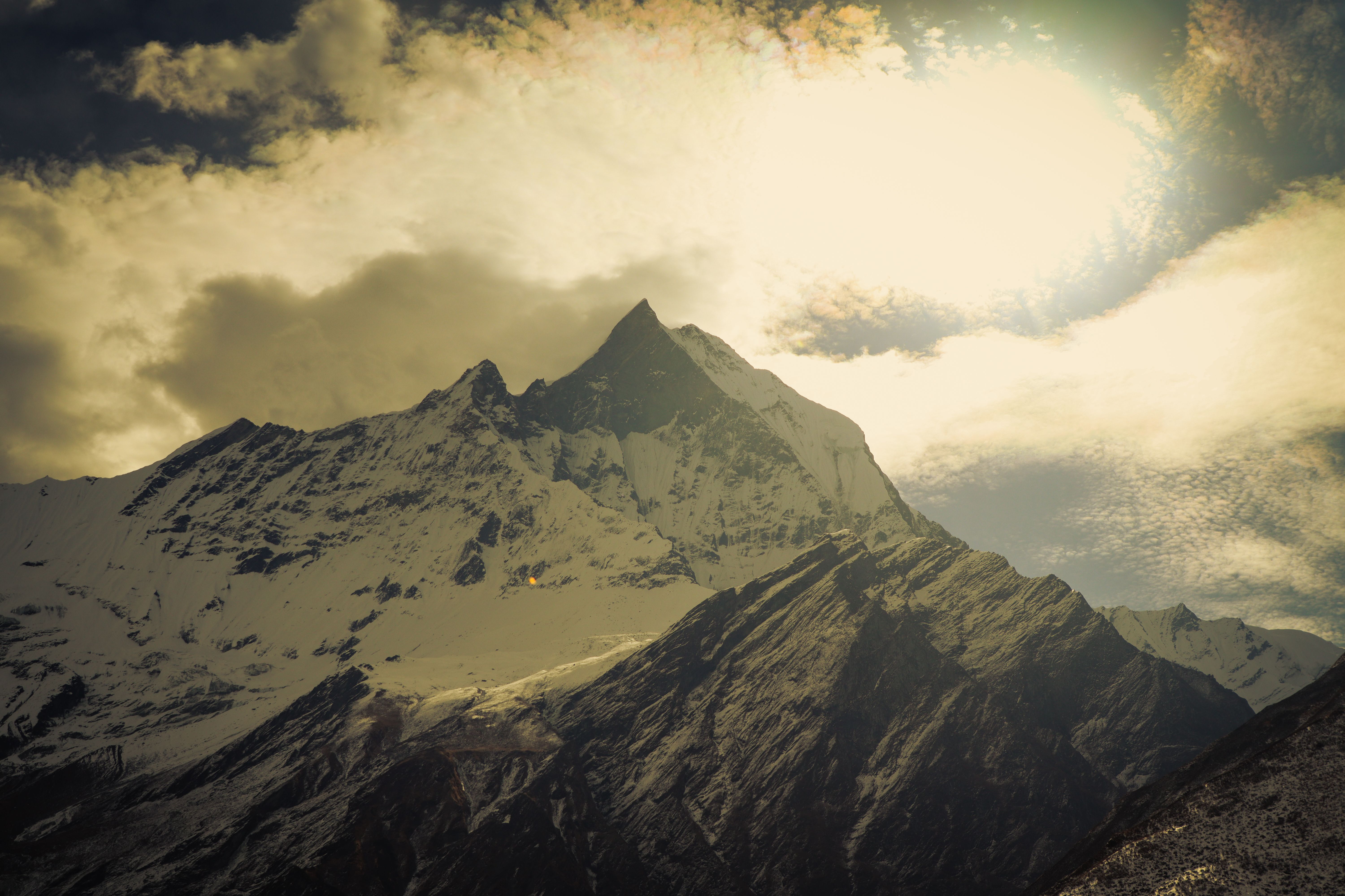 Clouds over Mountains · Free Stock Photo