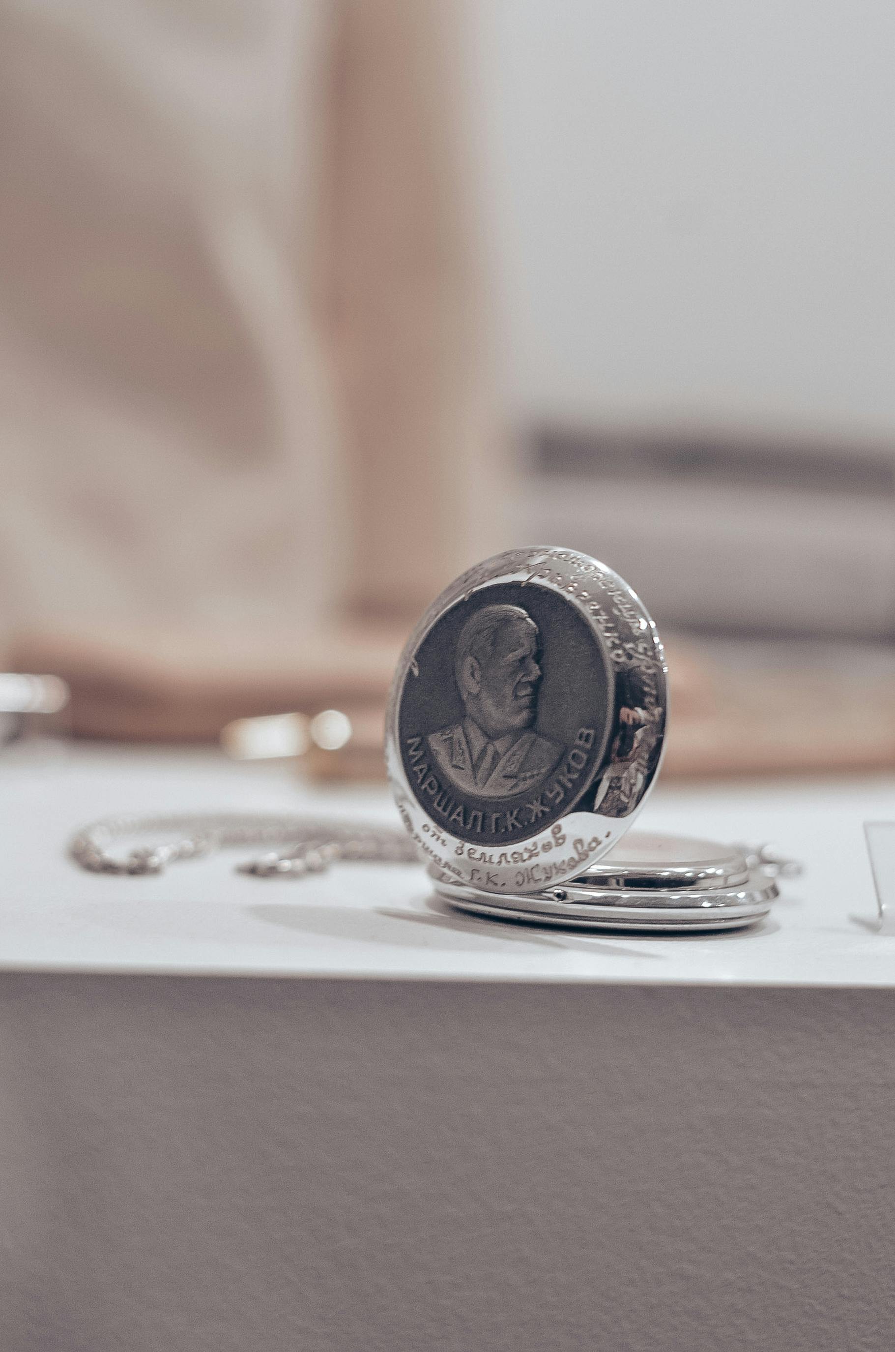 Still Life with Retro Bronze Pocket Watch · Free Stock Photo
