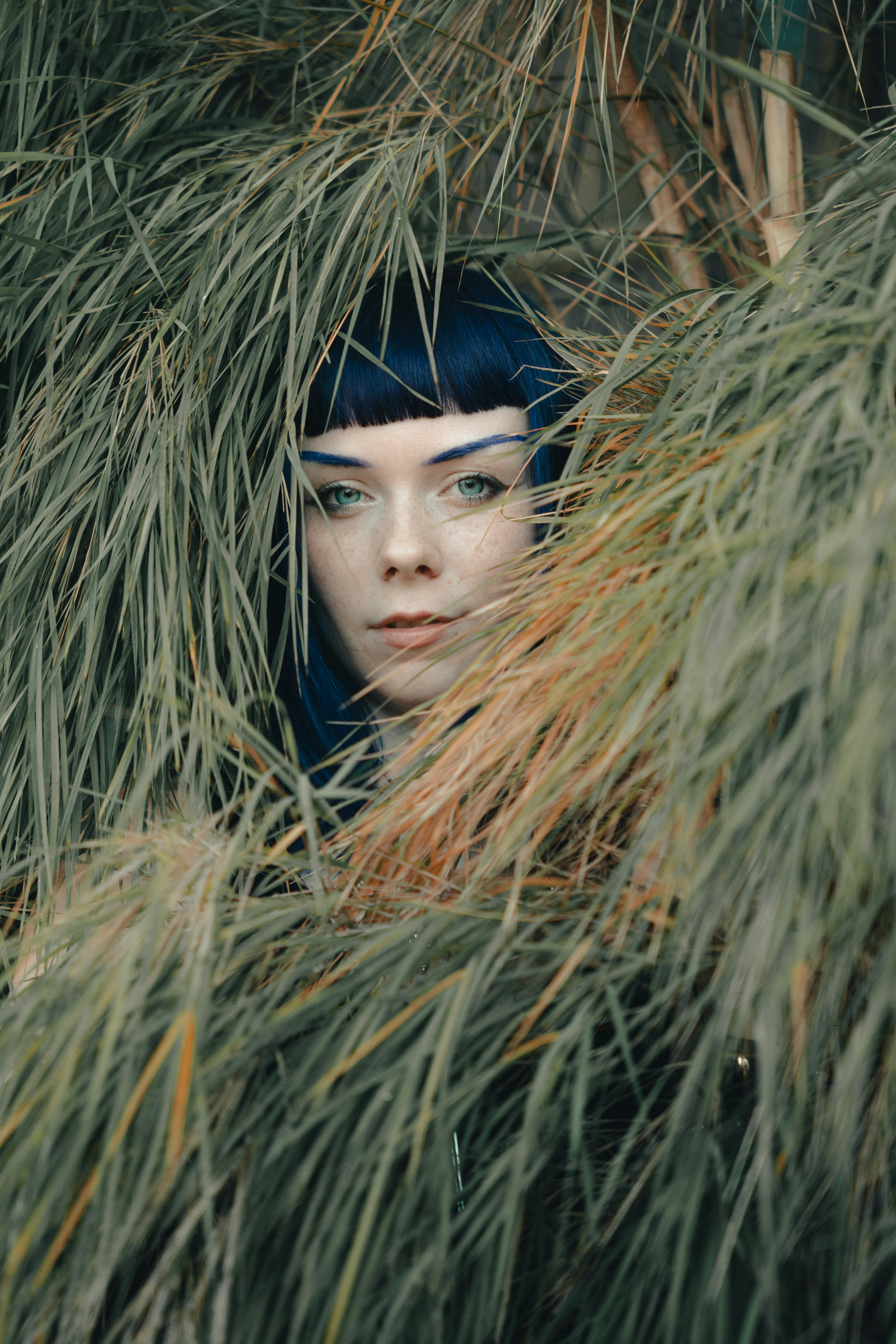 Portrait of Brunette with Bangs · Free Stock Photo