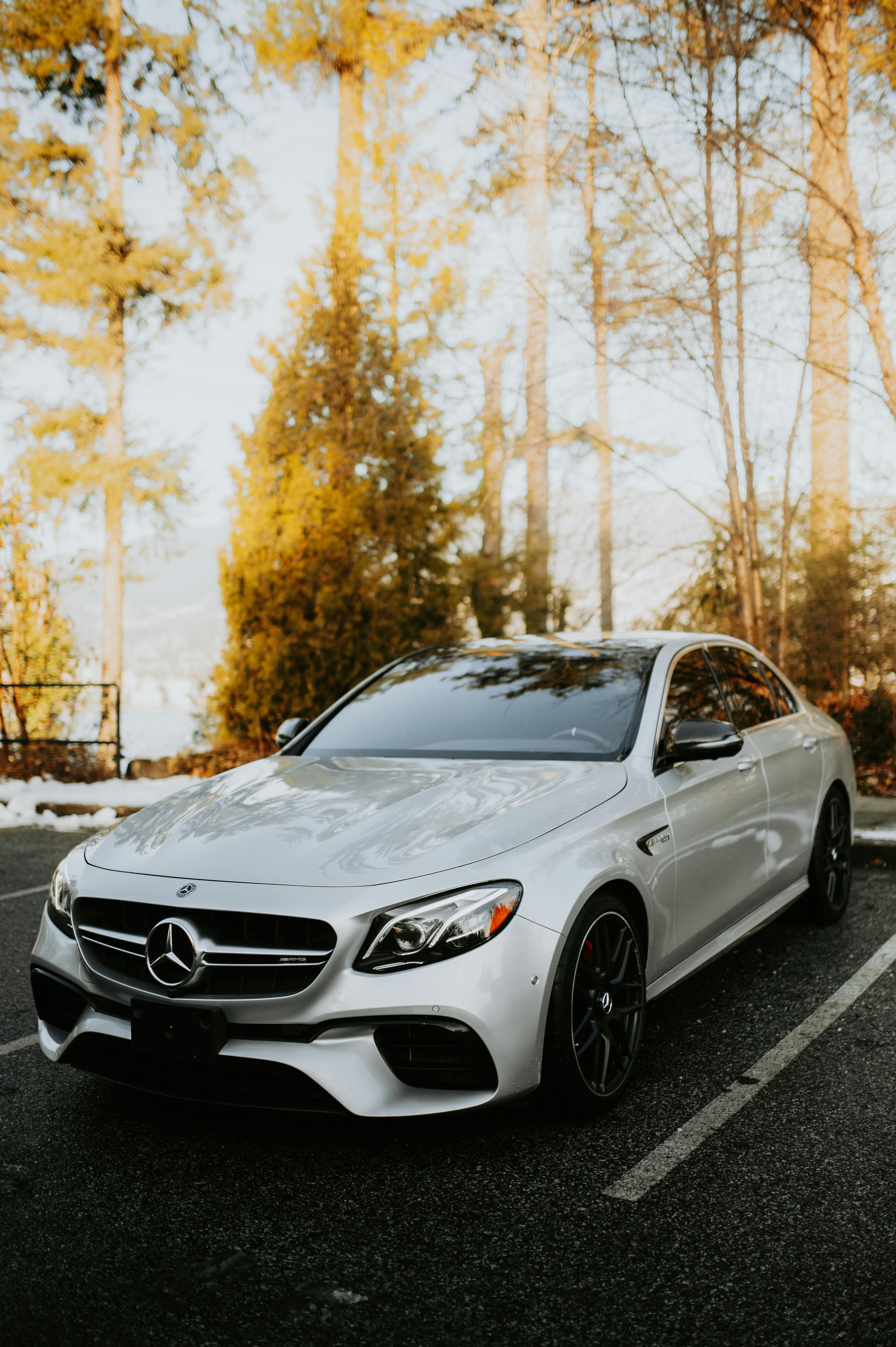 Expensive Luxurious Car on Parking Lot · Free Stock Photo