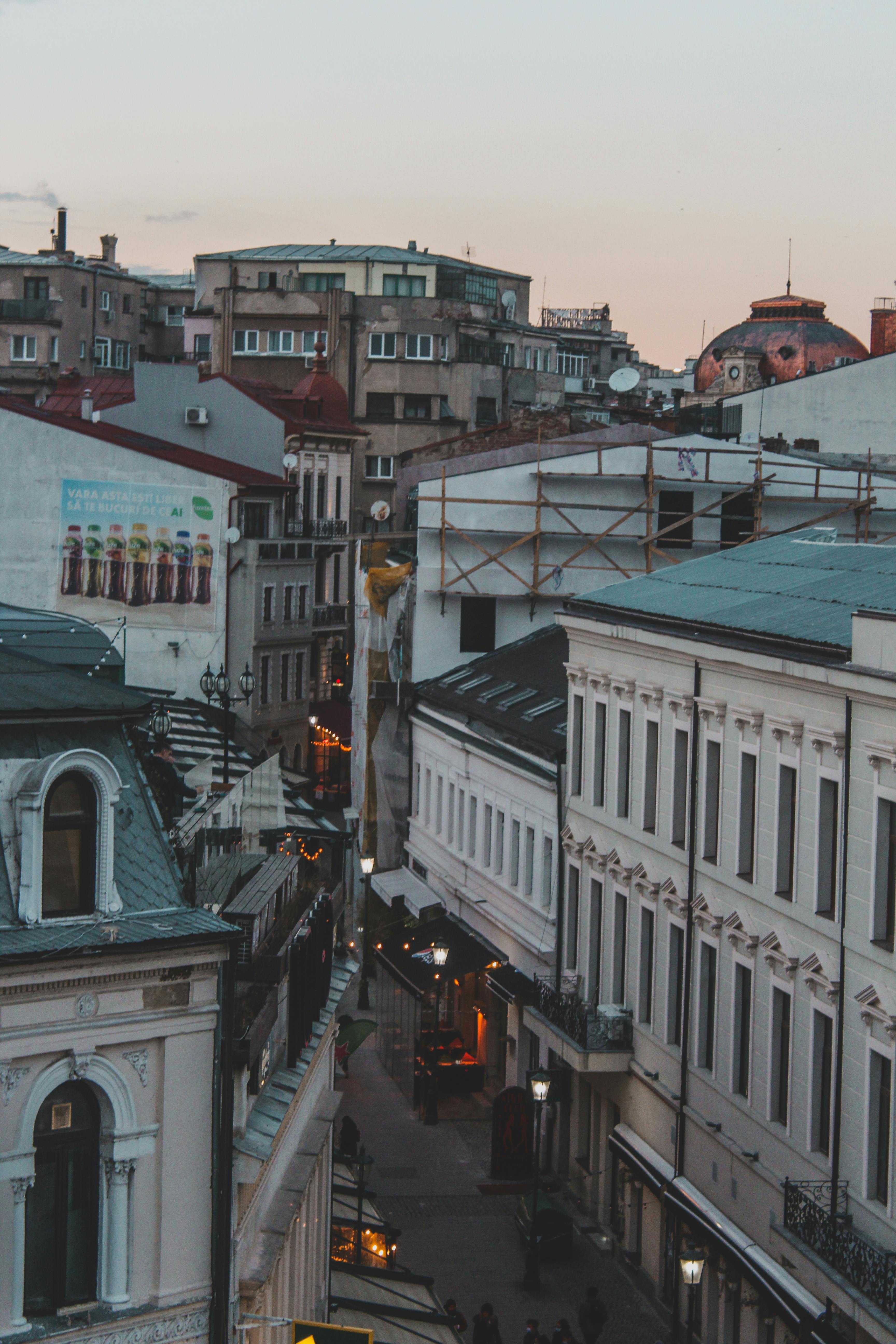 Town at Sunset · Free Stock Photo