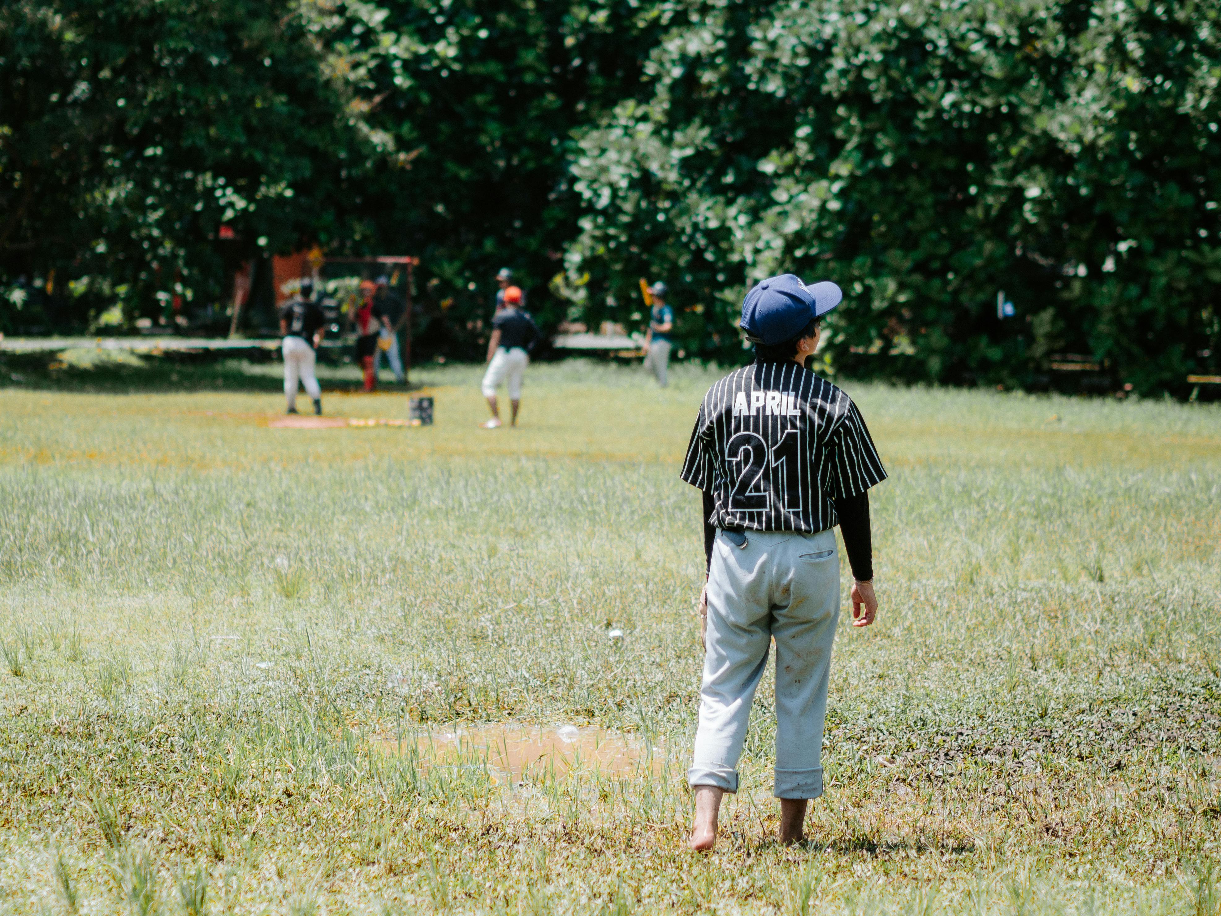 Kids Playin Baseball in Park · Free Stock Photo