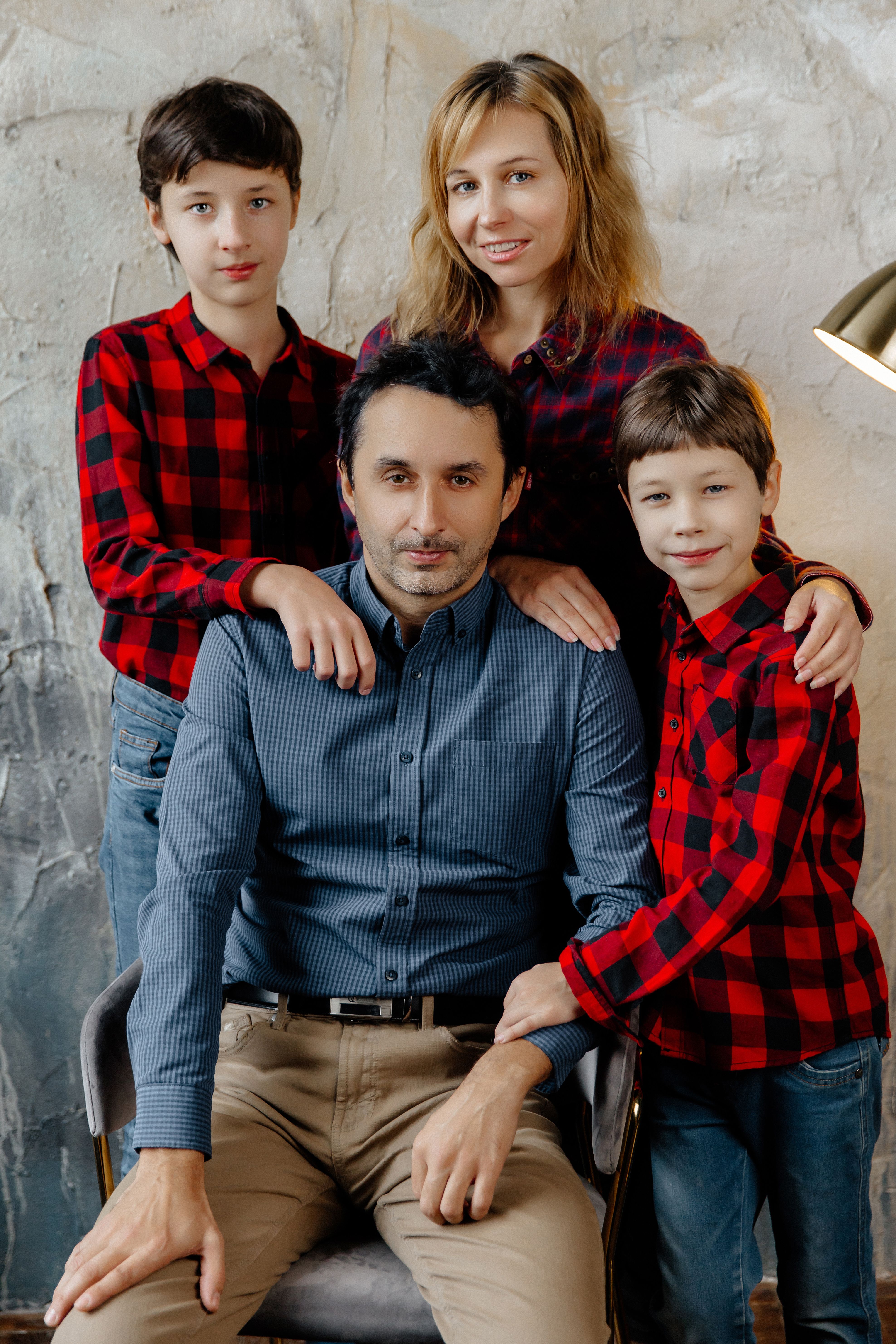 Family Posing Together · Free Stock Photo