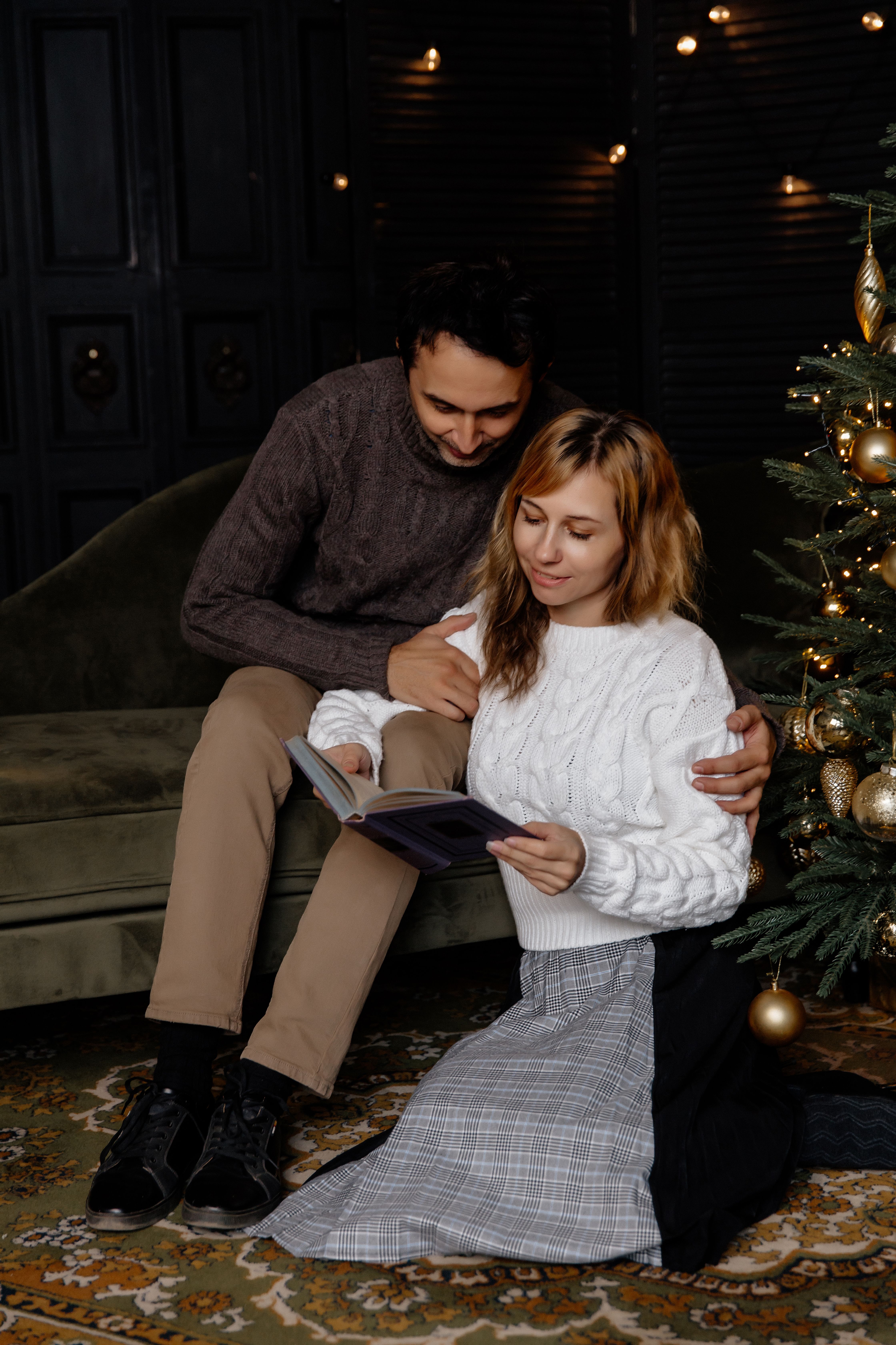 A Couple Reading Book Together · Free Stock Photo