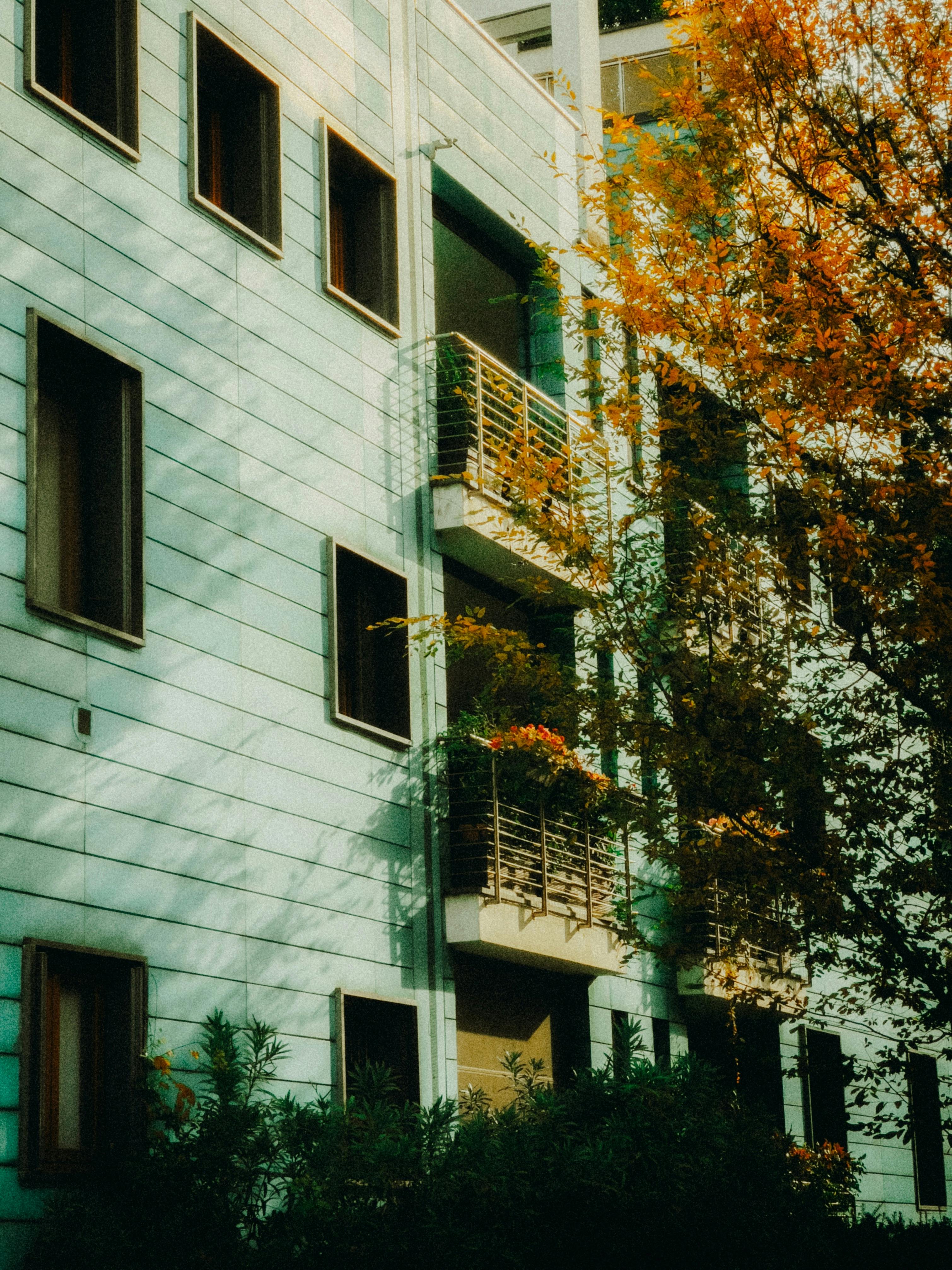 Modern Block of Flats Facade · Free Stock Photo