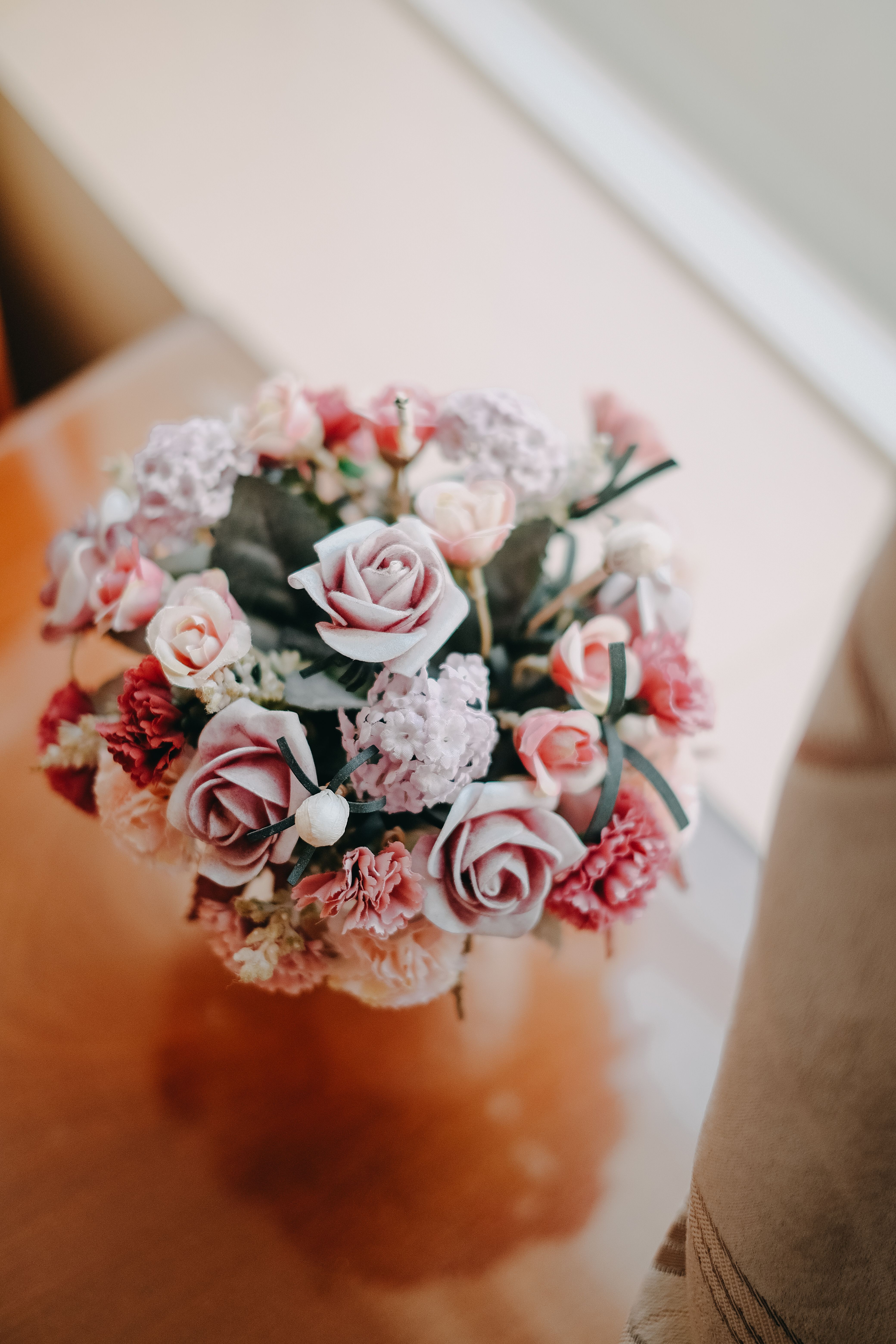 High Angle Shot of Flower Bouquet · Free Stock Photo