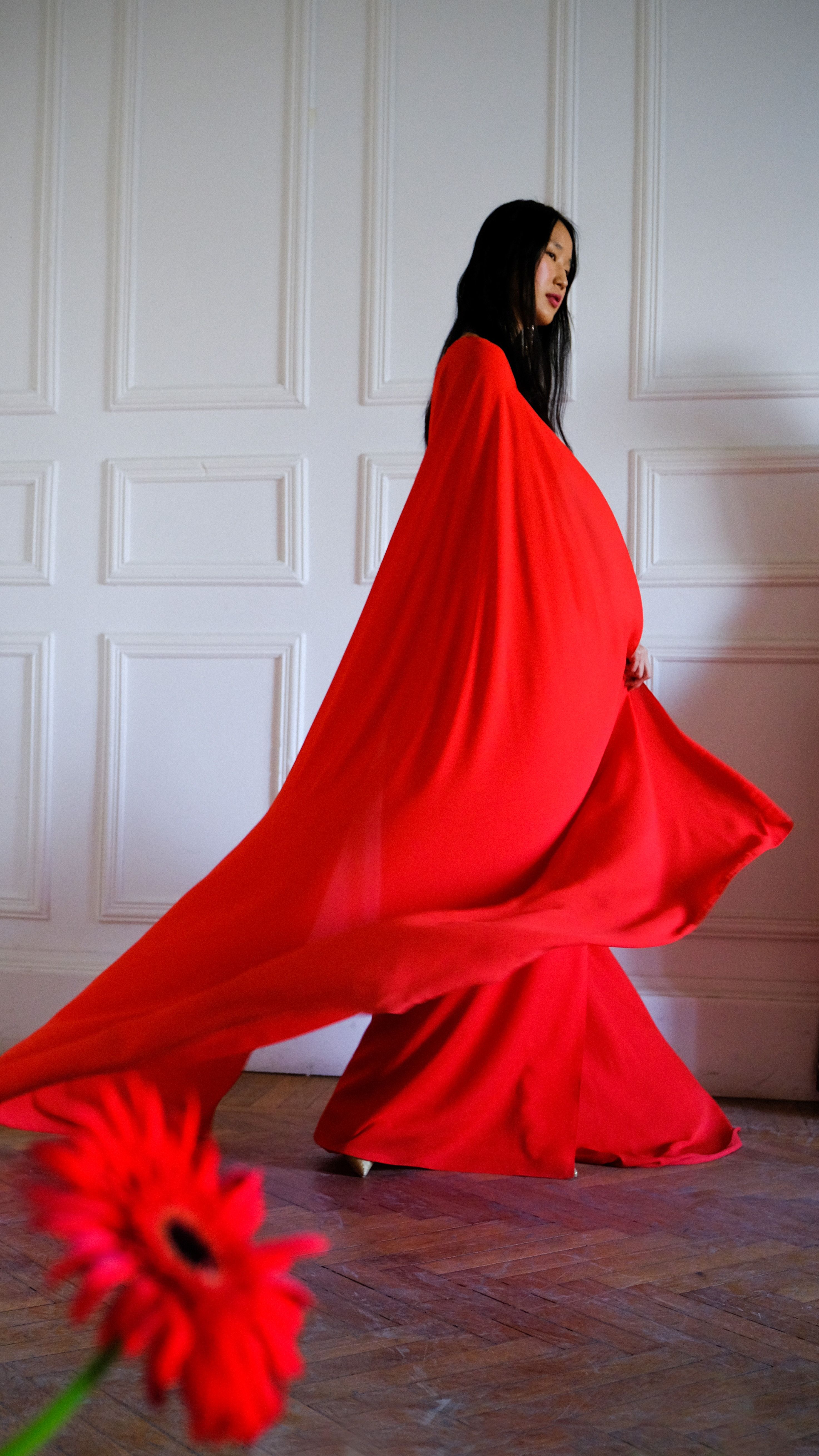 Woman in a Red Dress · Free Stock Photo