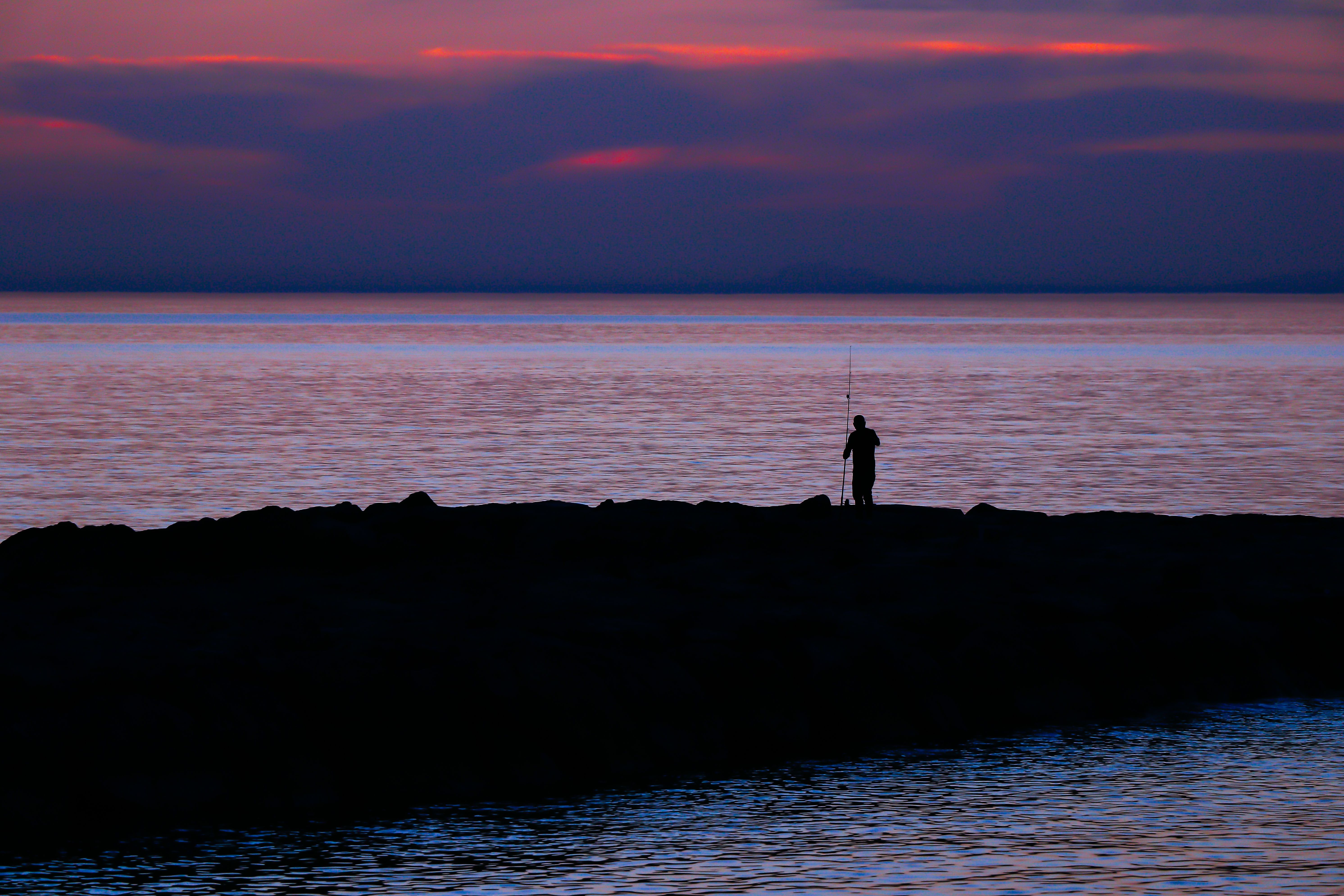 Man Splashing Sea Water · Free Stock Photo