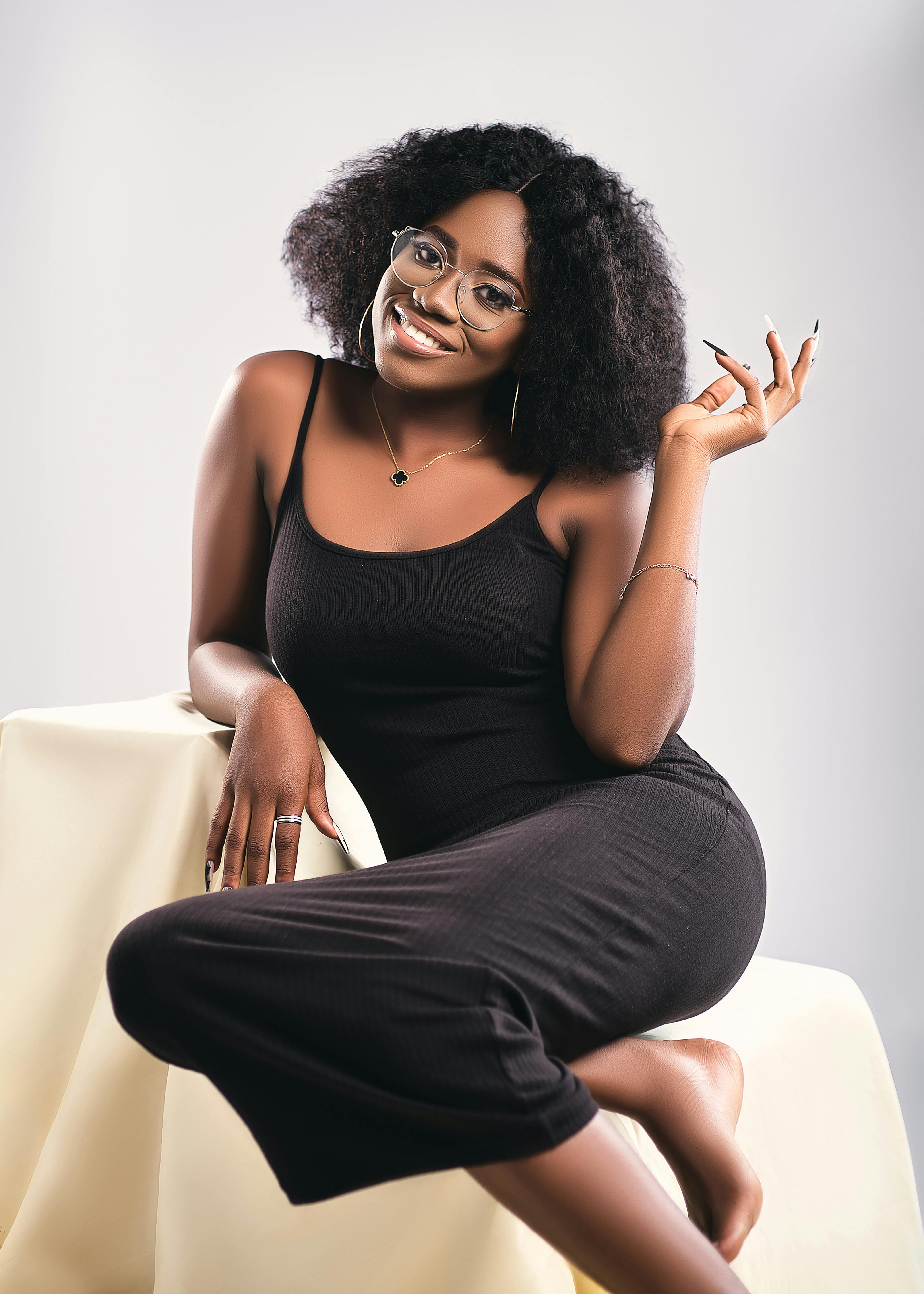 Portrait of a Woman Sitting · Free Stock Photo