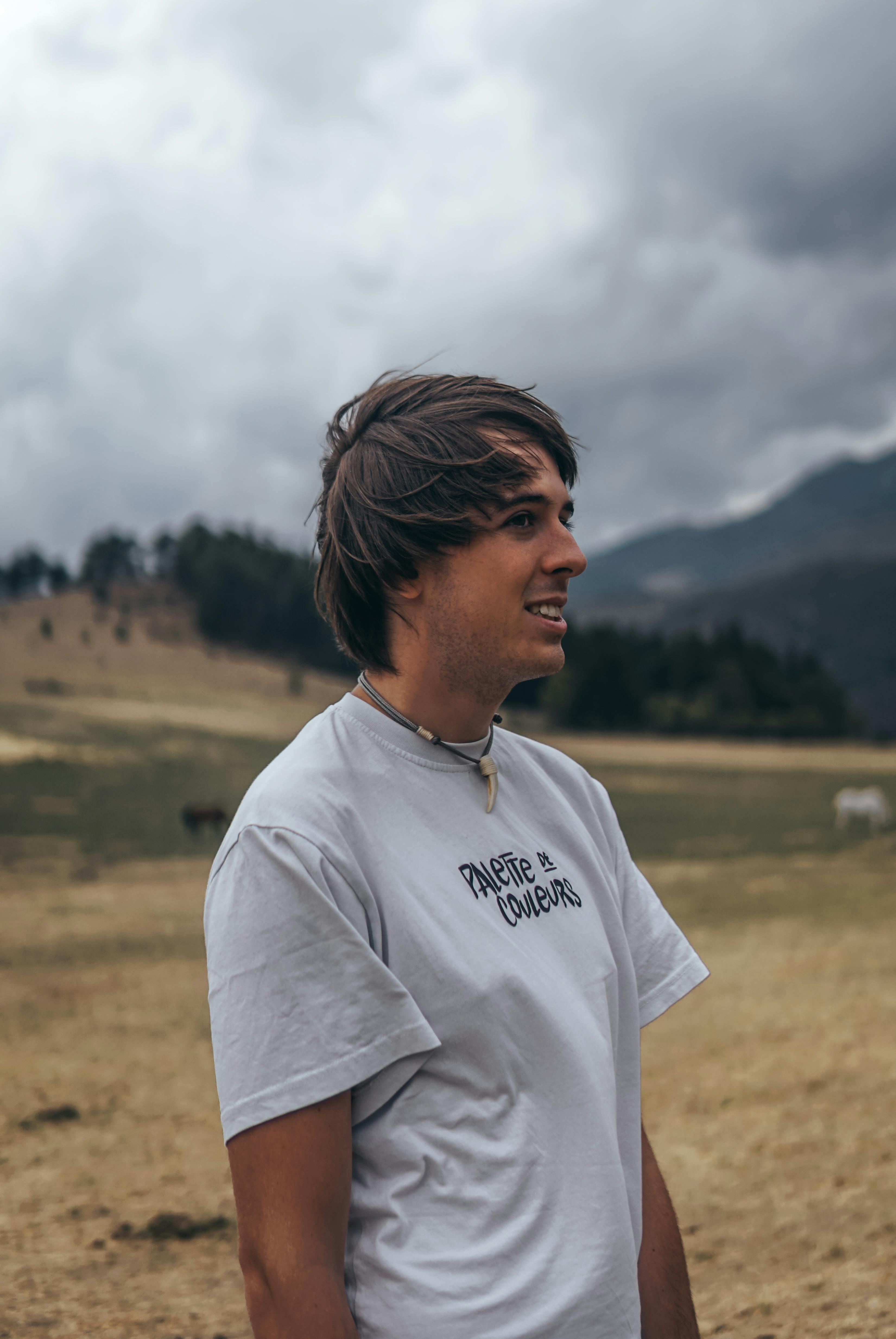 Man Posing in Mountains Landscape · Free Stock Photo