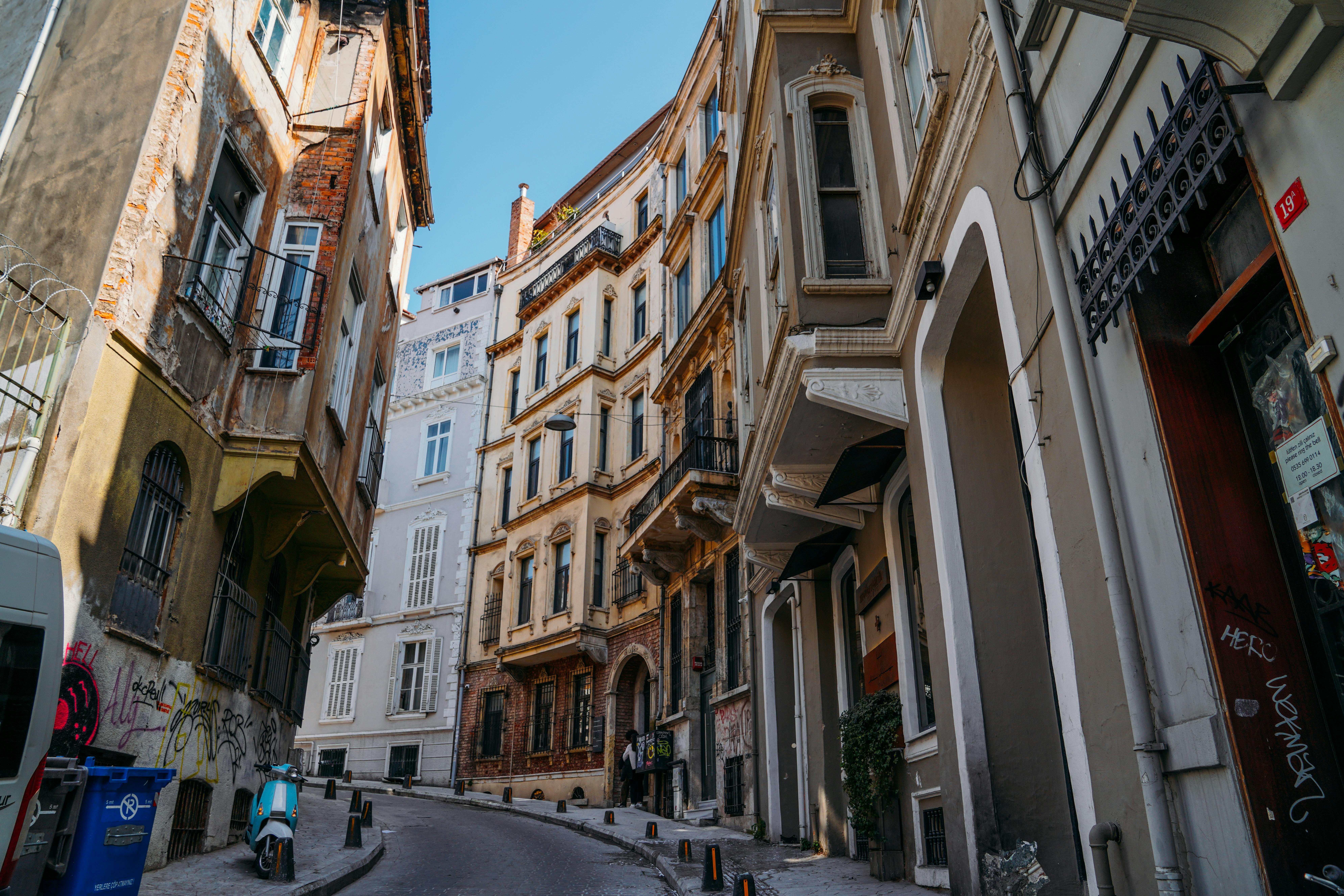 High-Rise Buildings in the Street · Free Stock Photo