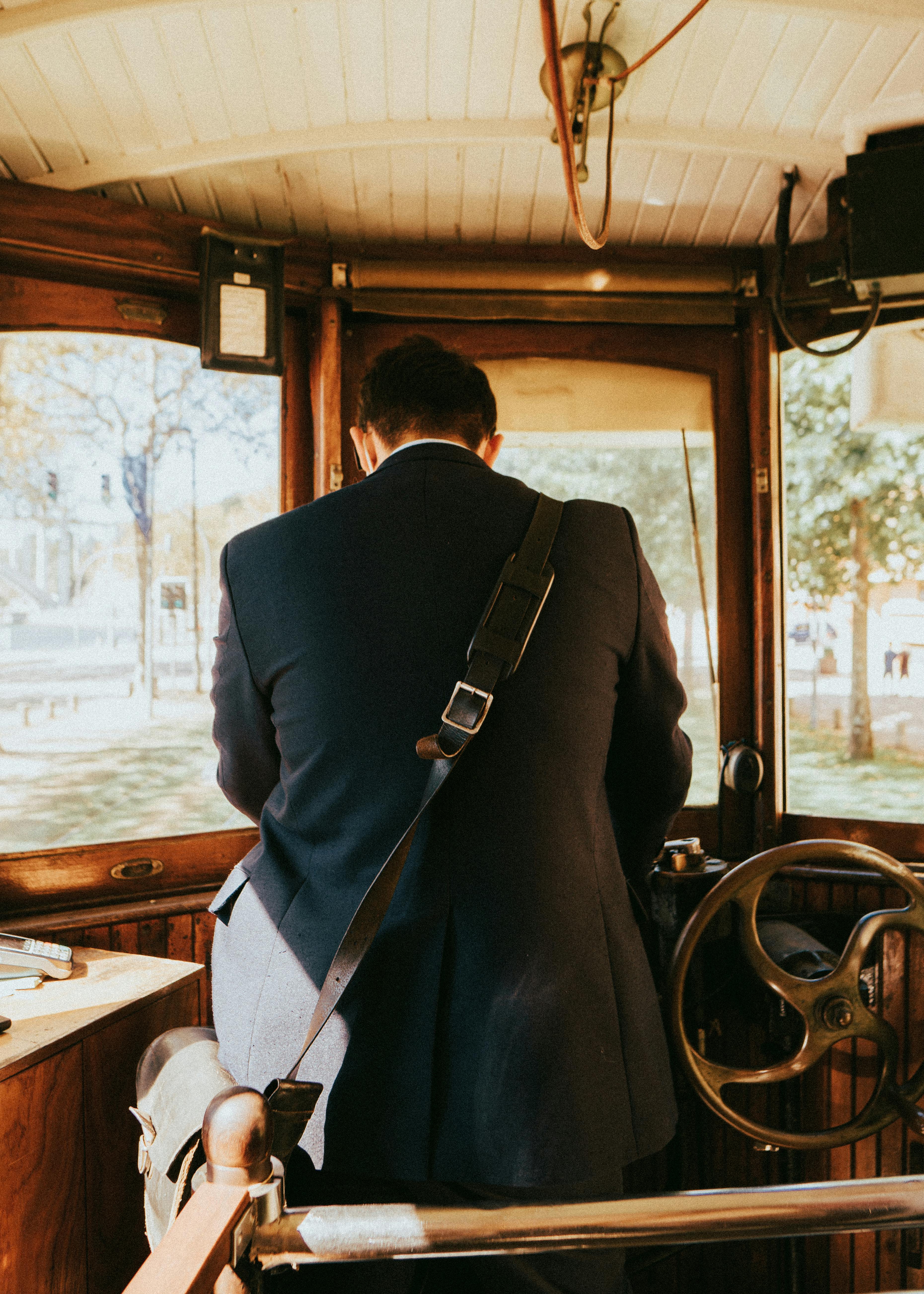 Tram driver · Free Stock Photo
