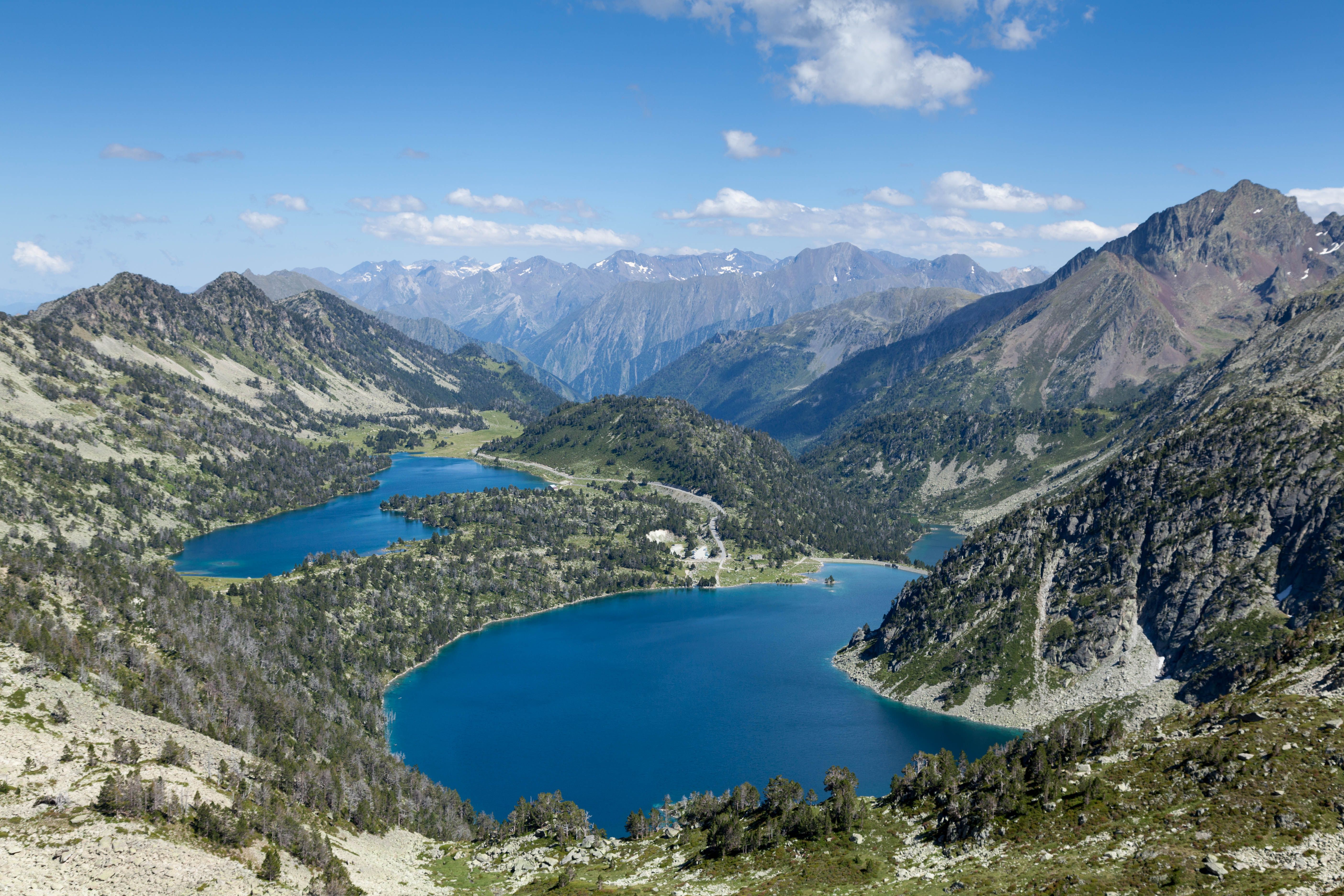 Birds Eye View of a Valley in the Alps · Free Stock Photo