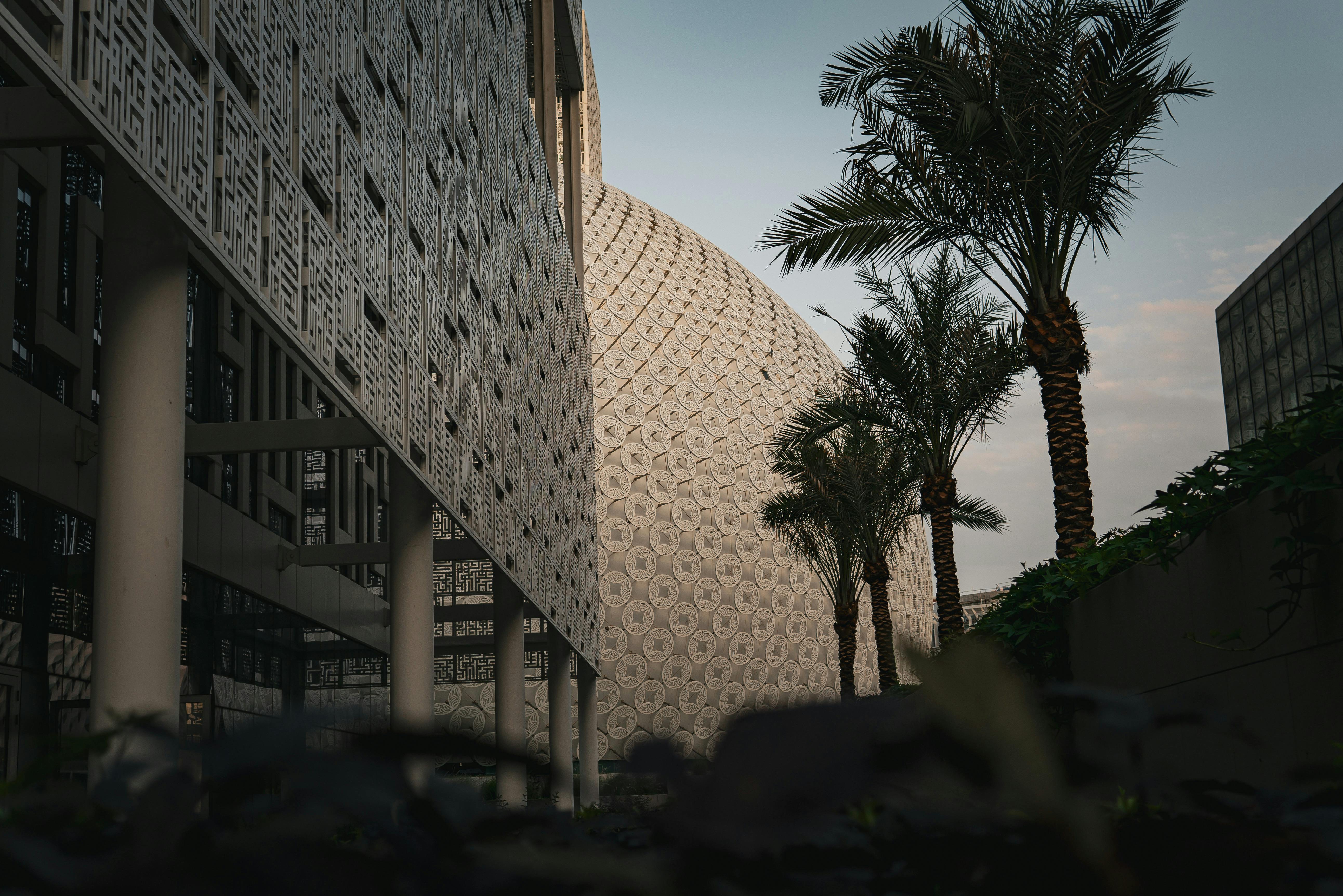 Exterior of Futuristic Buildings in City · Free Stock Photo