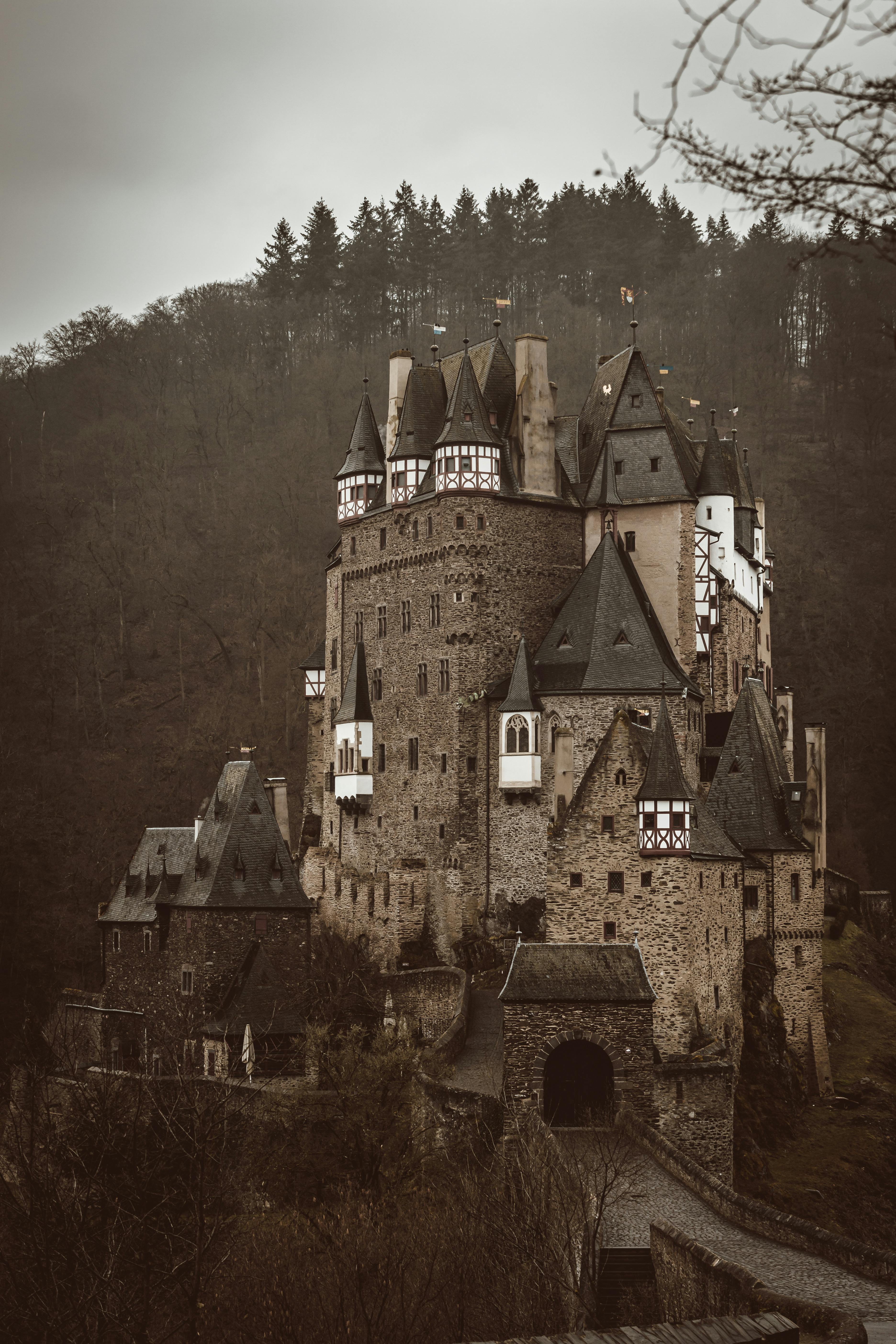 Medieval Eltz Castle on a Hill between Koblenz and Trier, Germany ...
