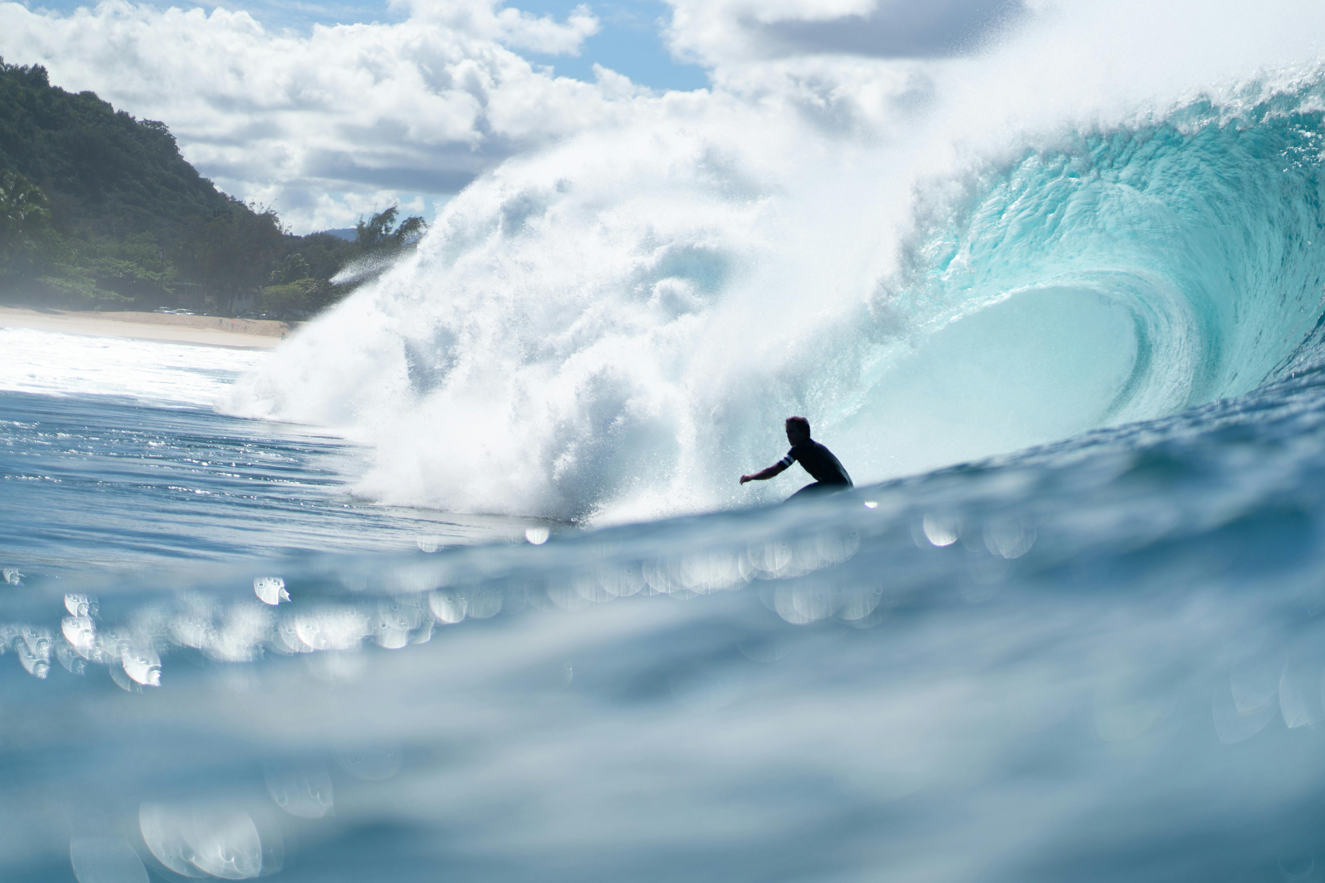 Man Wind Boarding on Beach · Free Stock Photo